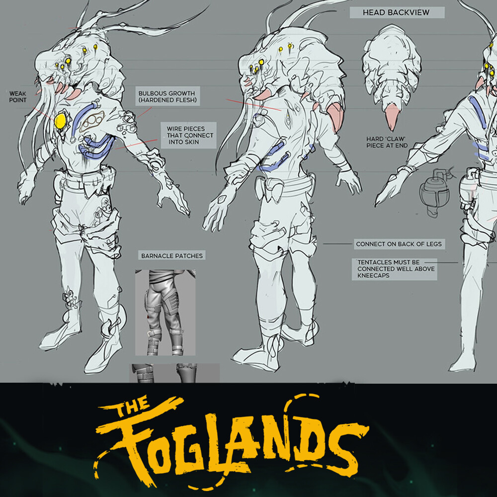 ArtStation - The Foglands: Exile Enemies