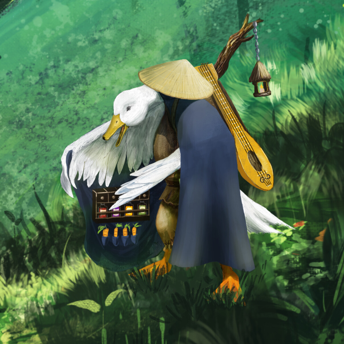 ArtStation - The Travelling Merchant children's book (concept)