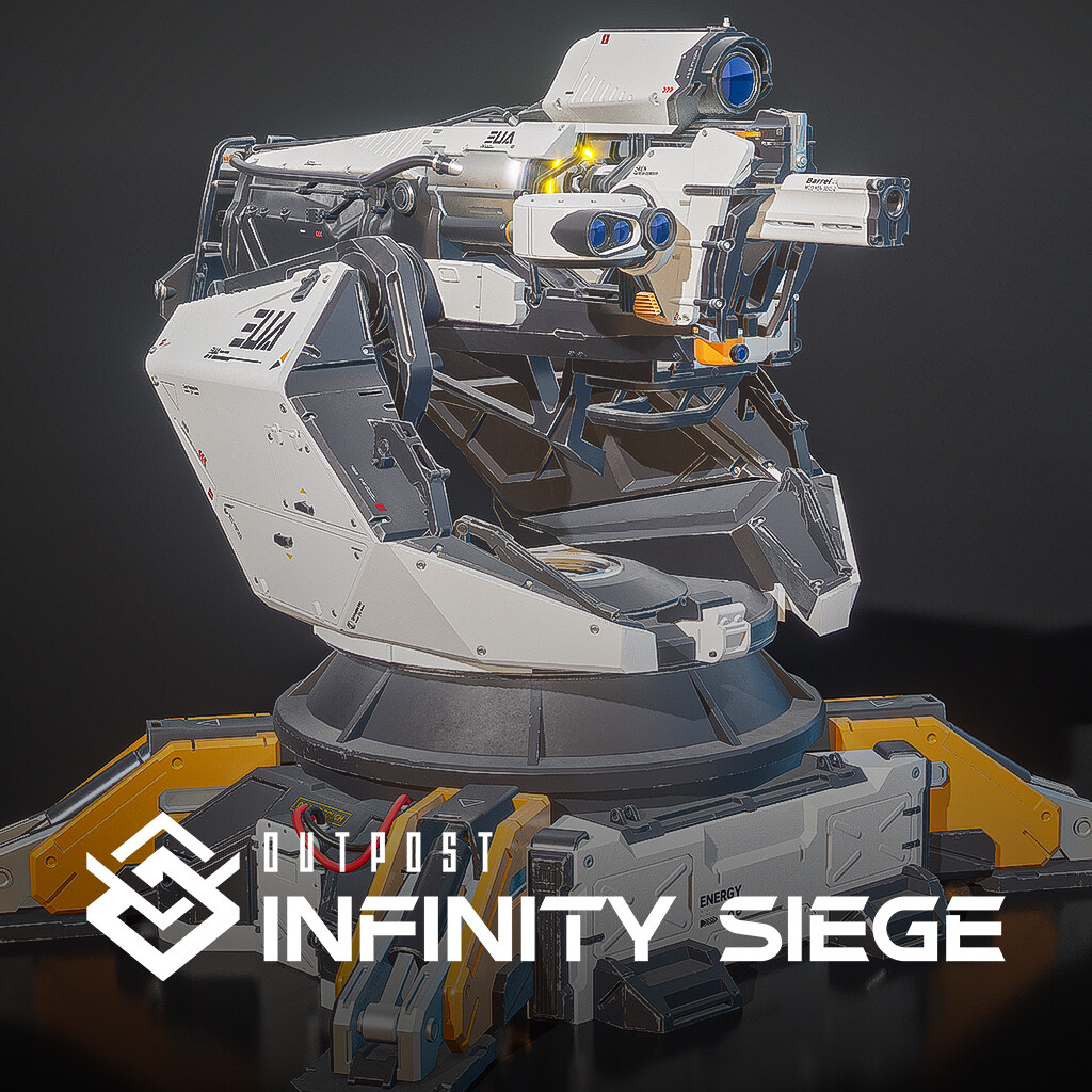 ArtStation - Outpost: Infinity Siege《重装前哨》-XenTurret01