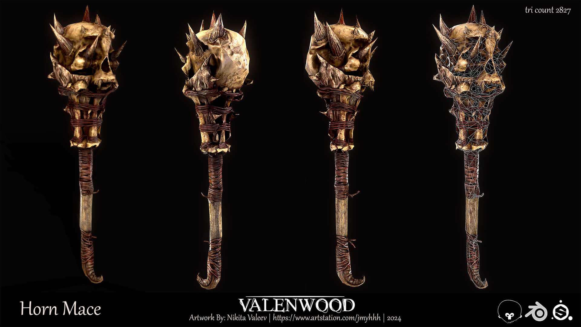 ArtStation - Horn Mace