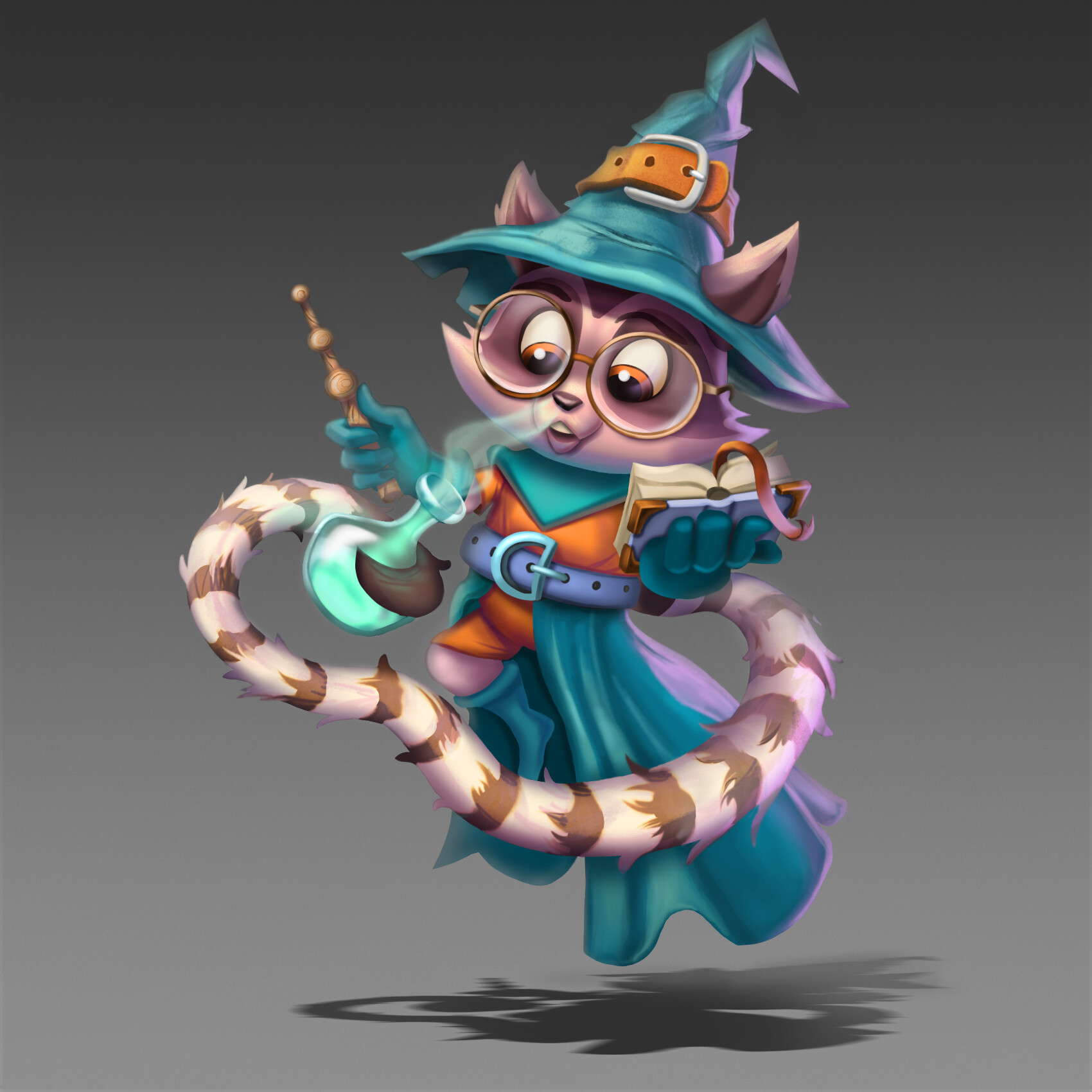 ArtStation - Lemur wizard