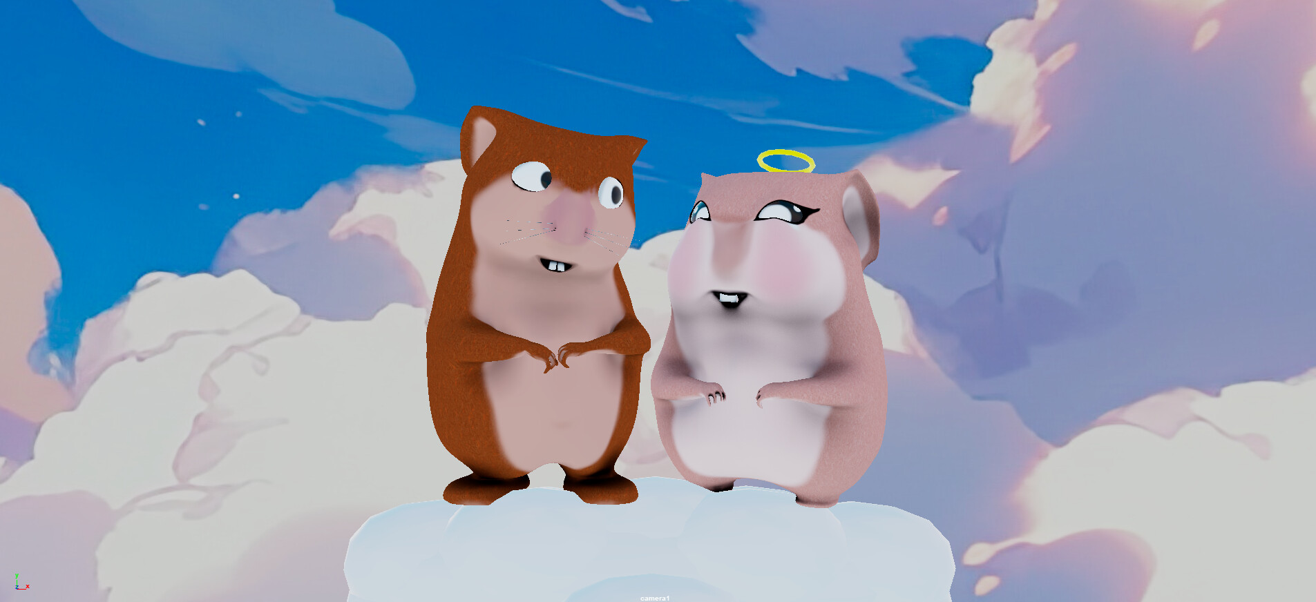 ArtStation - Monchi y Moncha