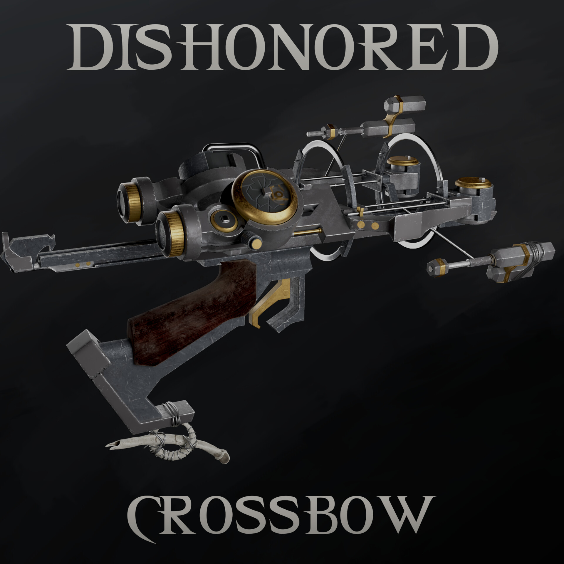 ArtStation - Dishonored - Corvo's Crossbow Fan Art
