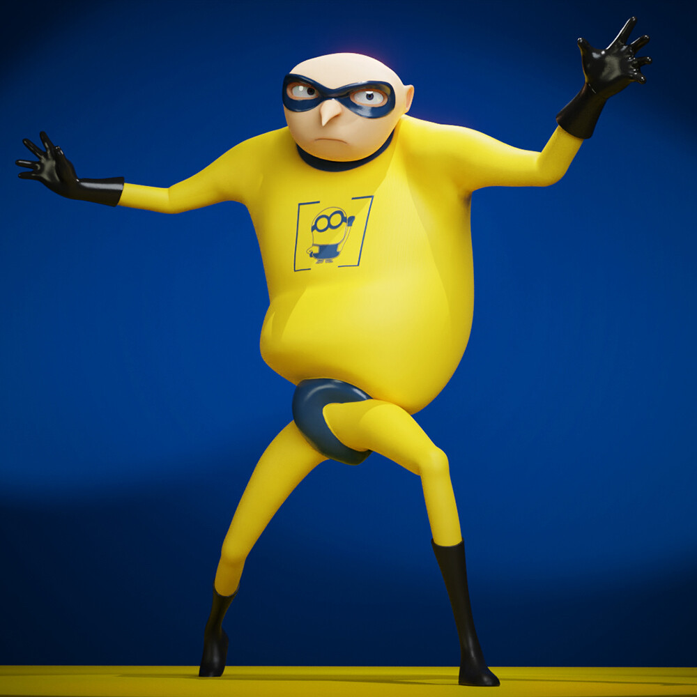 ArtStation - Superhero Gru Character Model