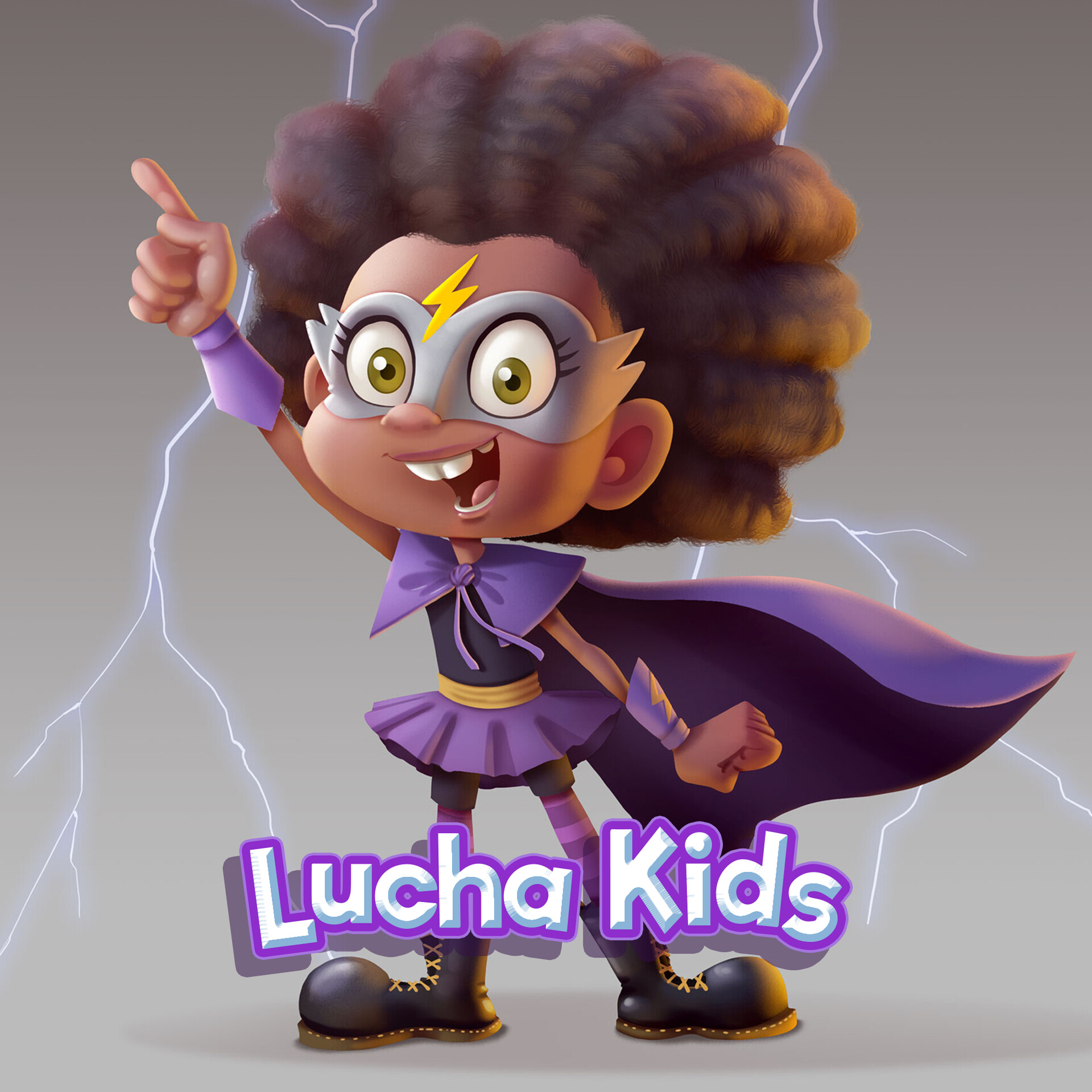ArtStation - Lucha Kids - Character Design