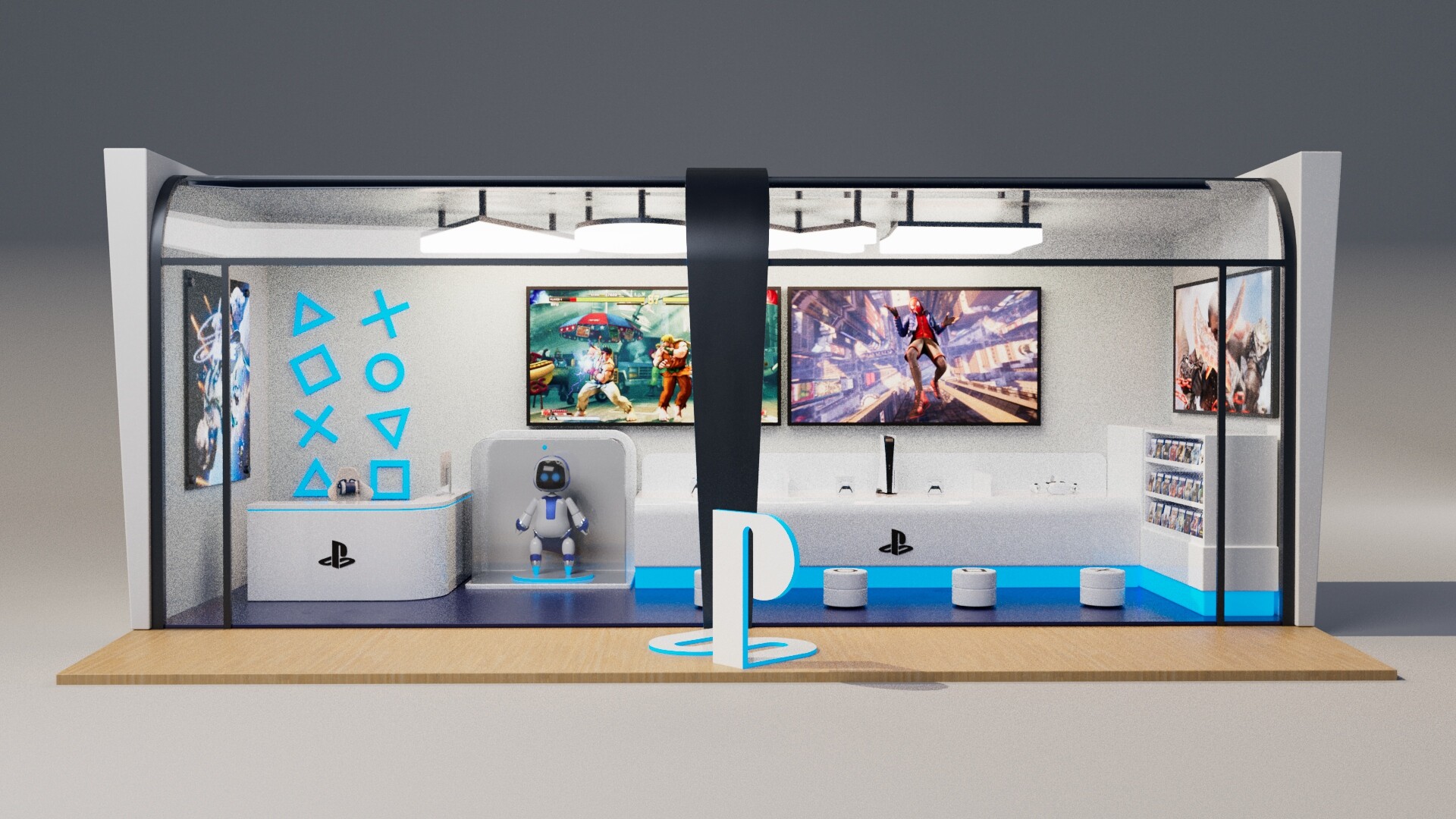 ArtStation - PlayStation 3D stand