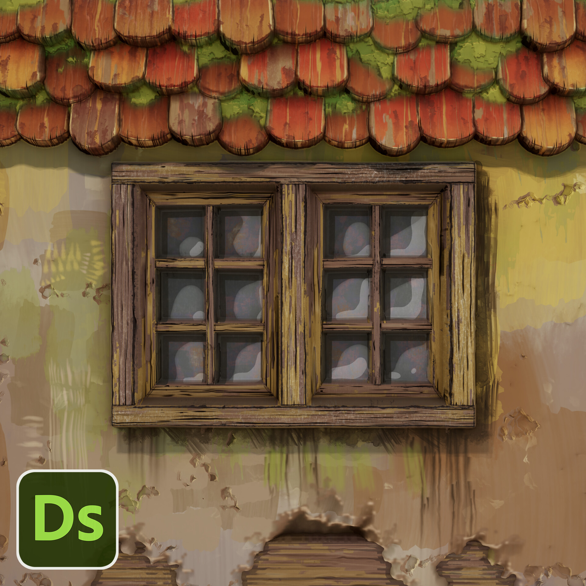 ArtStation - SD Stylized Texture - Ghibli Howl's Moving Castle