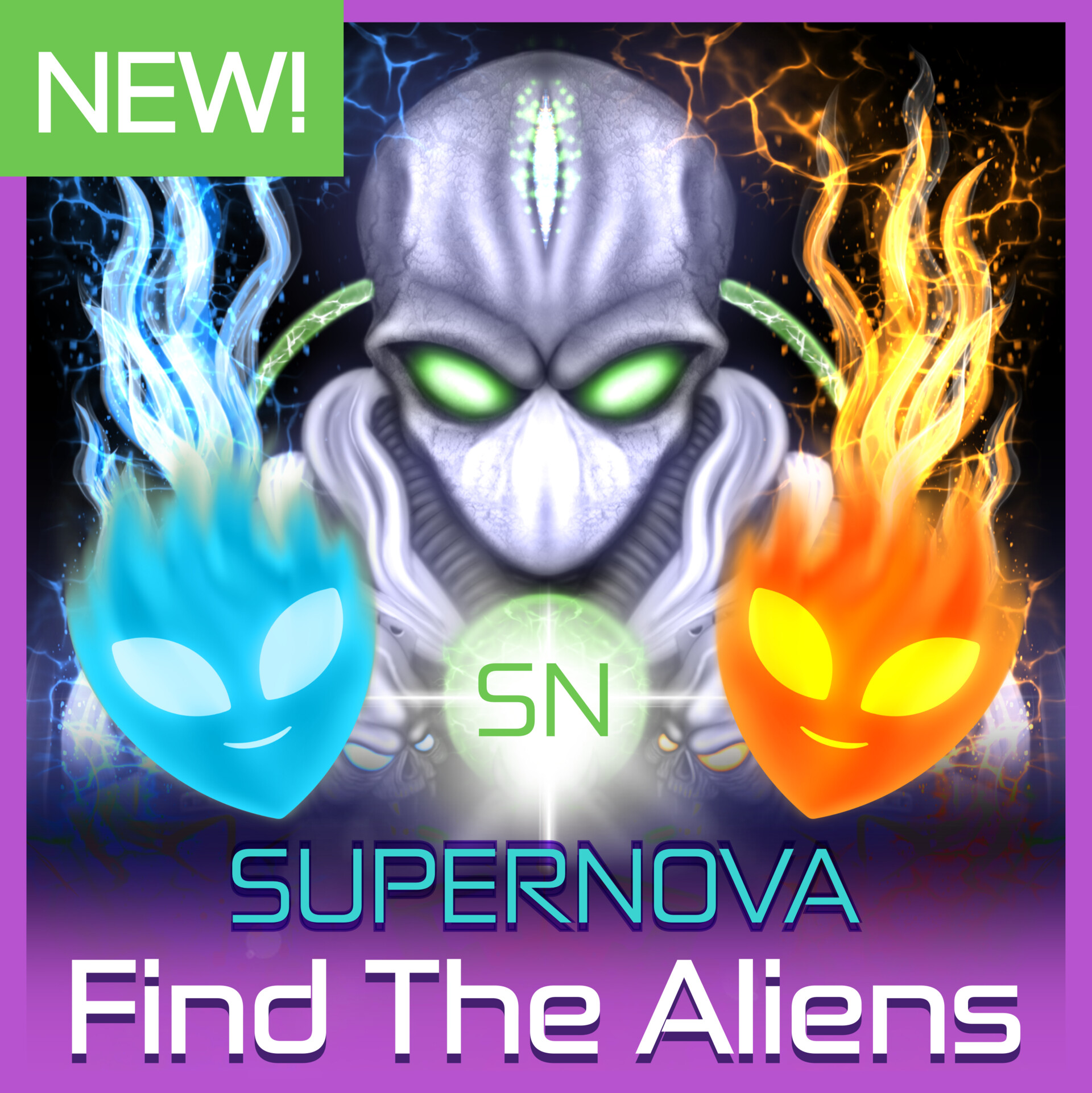 ArtStation - Supernova - Find the Aliens Video Game, Art & 3D Models by ...