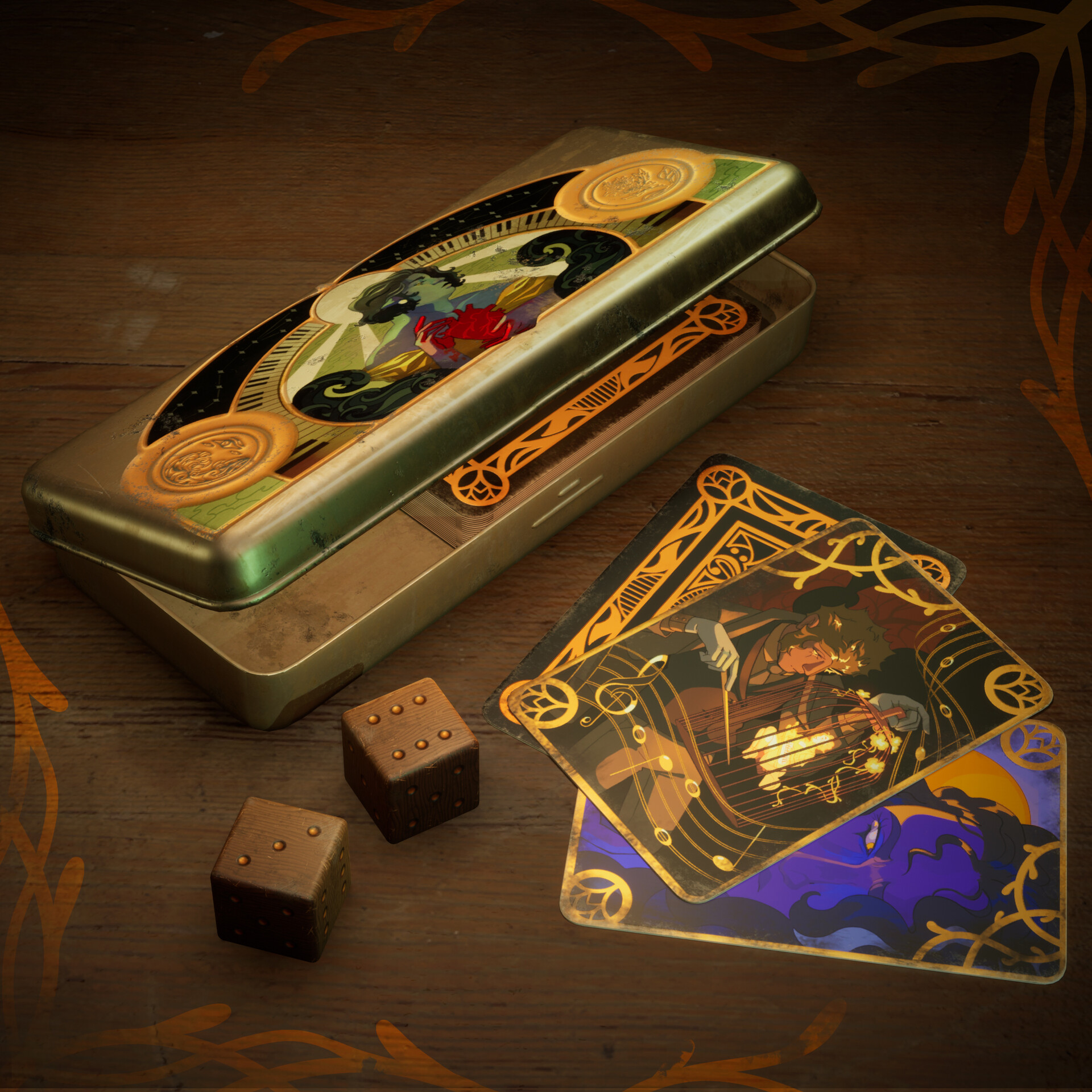 ArtStation - Props & Illustration - Box of Cards