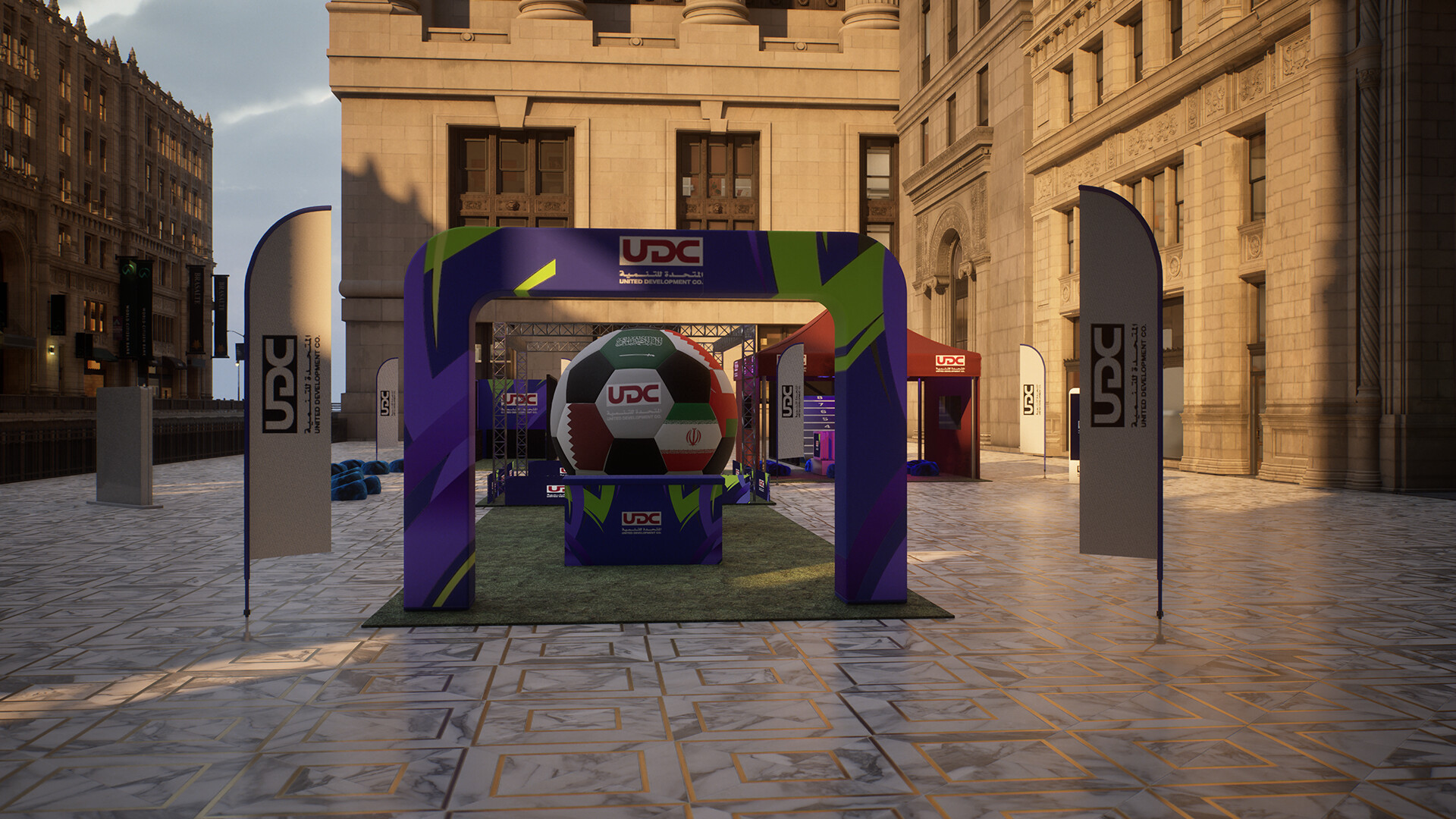 ArtStation - Qatar world cup activation