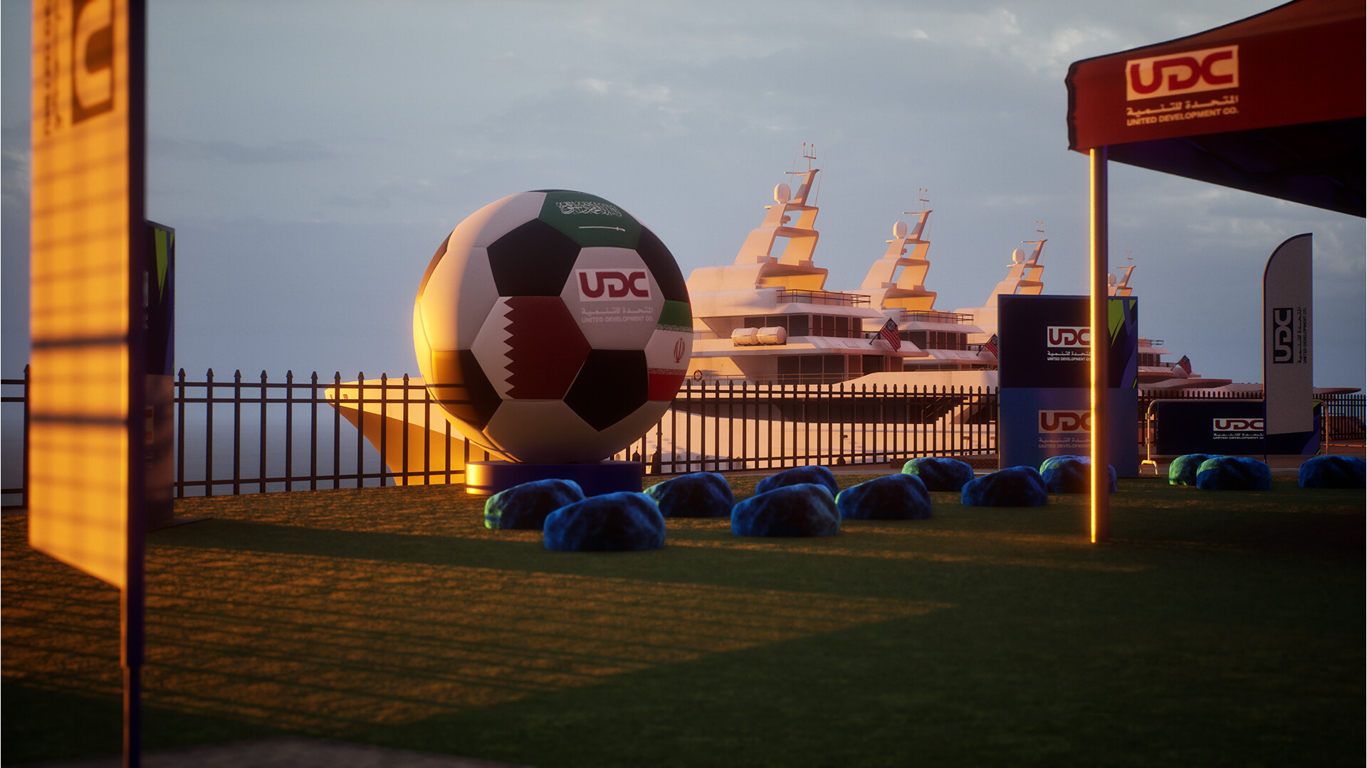ArtStation - Qatar world cup activation 2