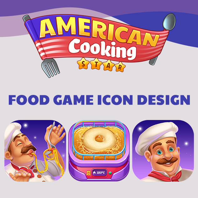 ArtStation - Food Game Icon Design