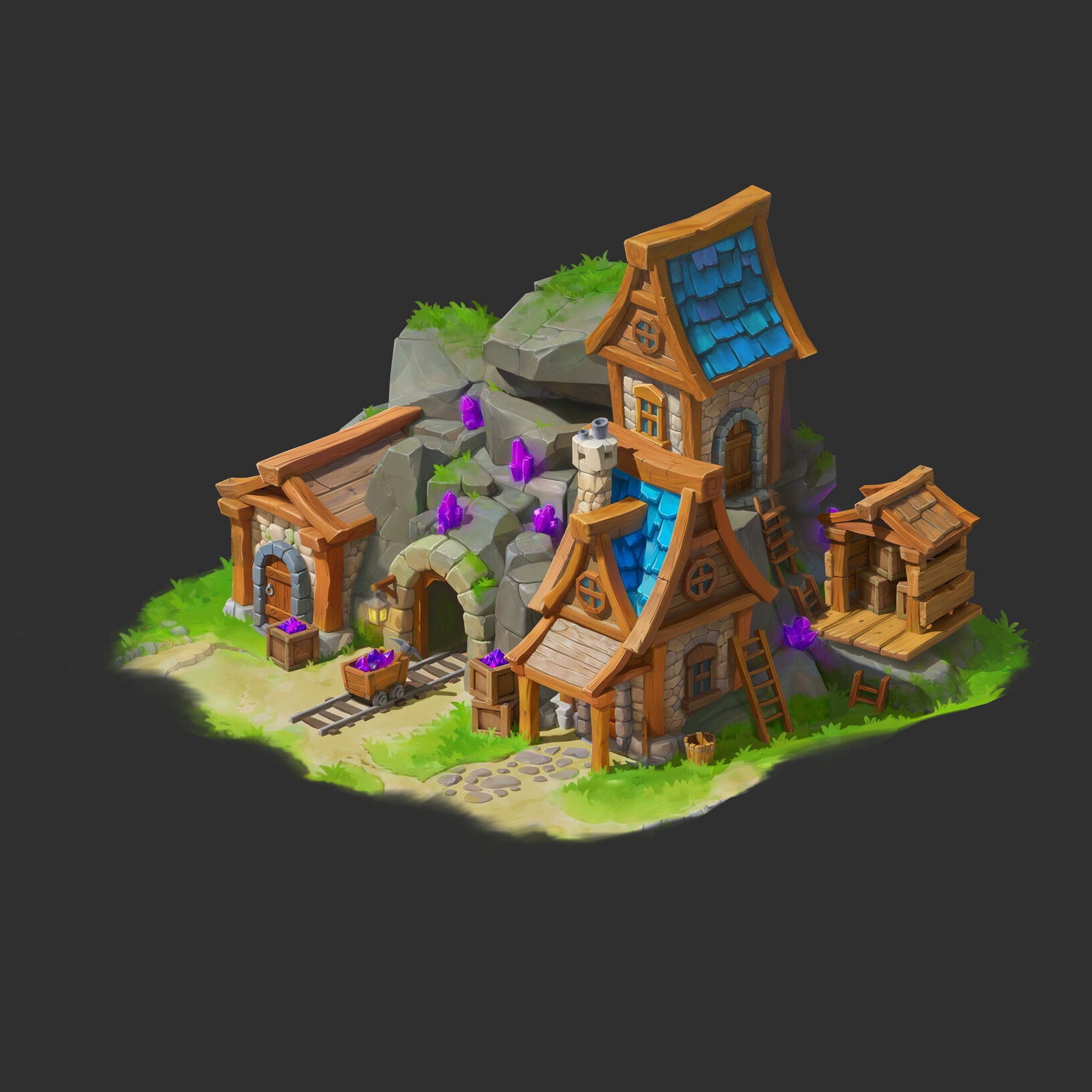 ArtStation - Isometric mine