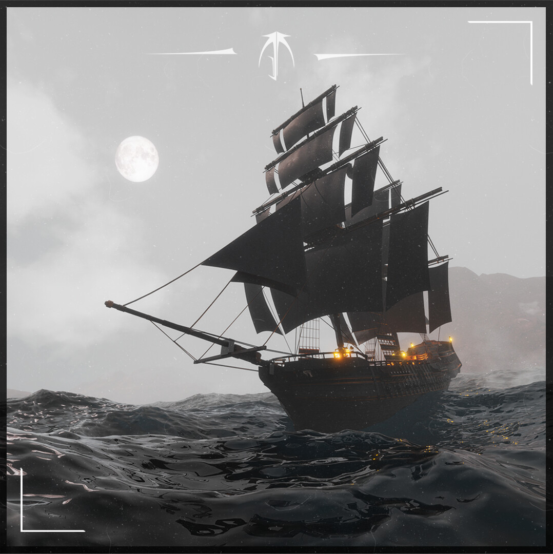 ArtStation - Pirate Ship: Brig