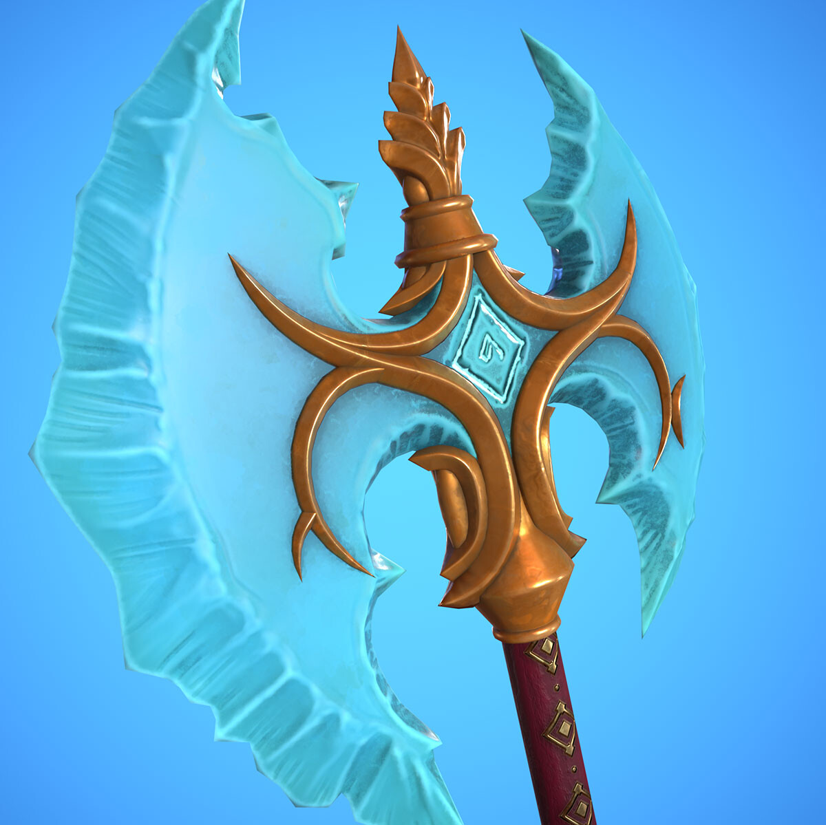 ArtStation - Fortnite Inspired Fantasy Axe