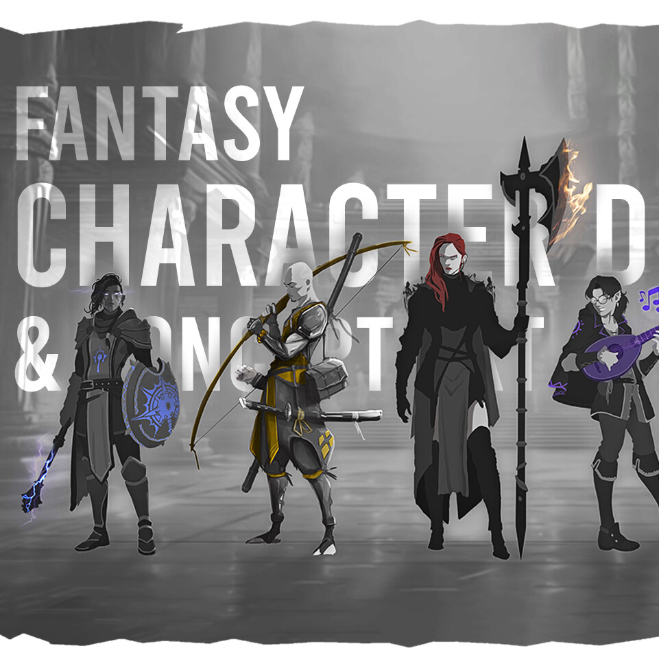 ArtStation - D&D Party - Character Design
