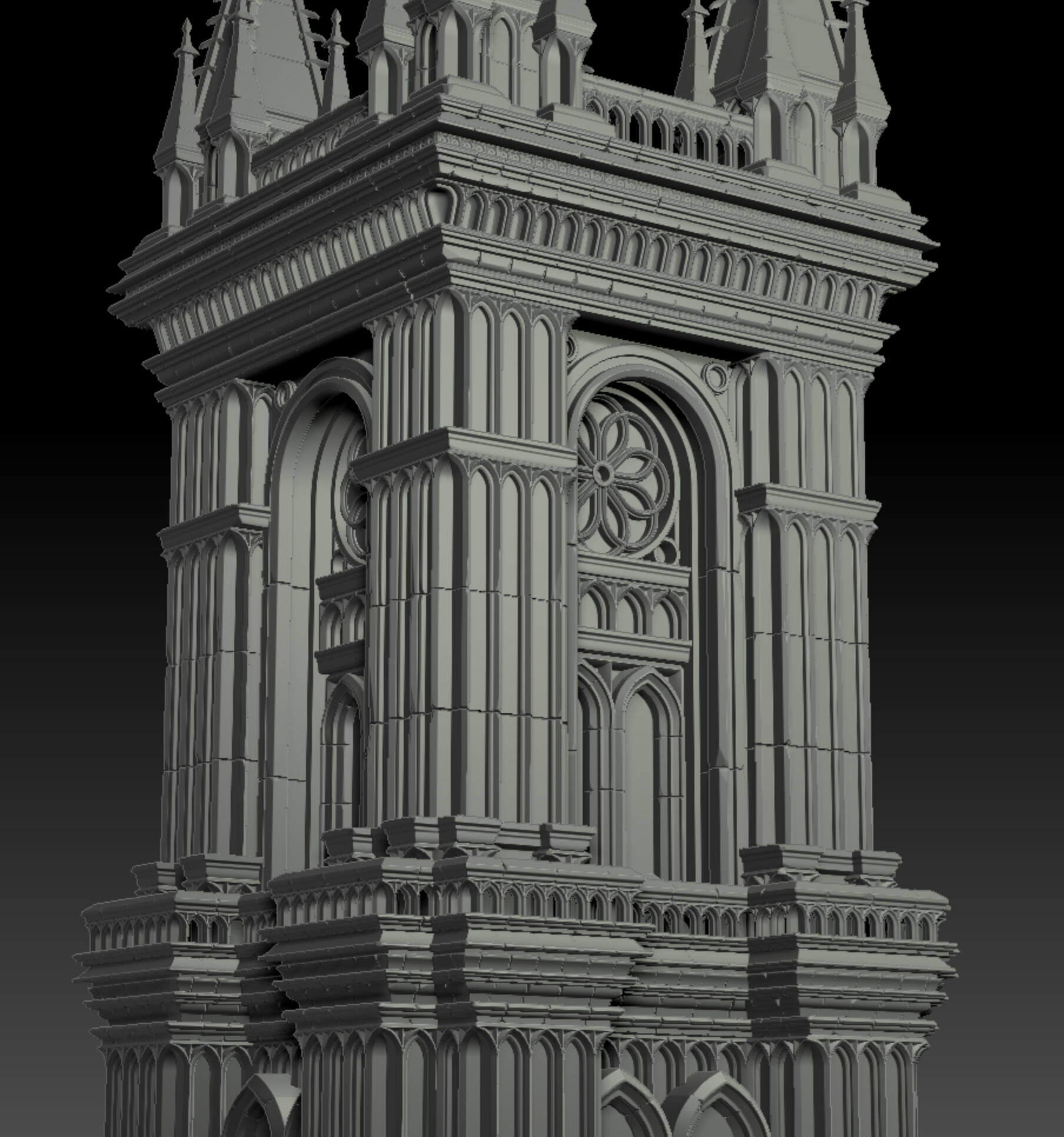 ArtStation - HighPoly Gothic Church