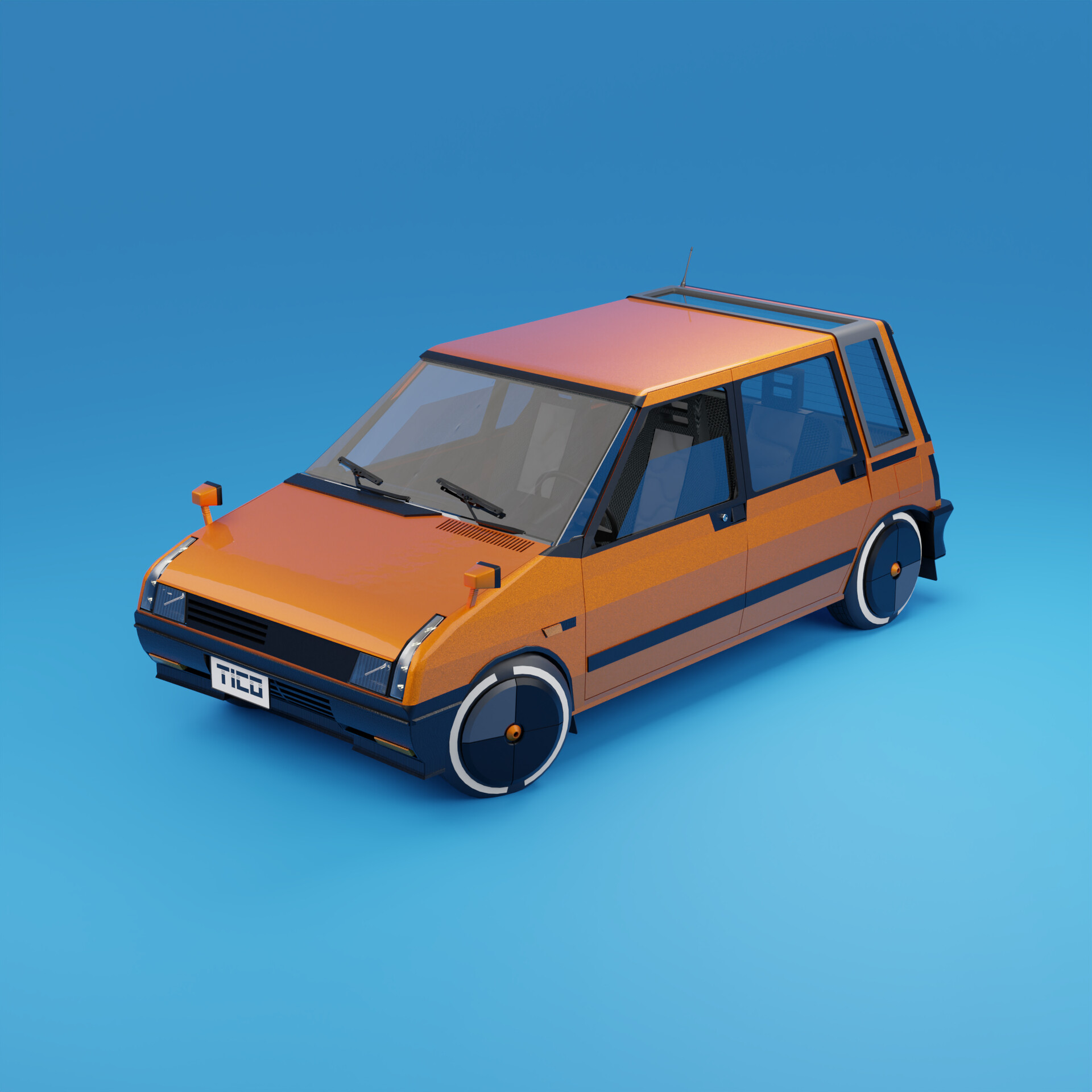 ArtStation - Daewoo Tico Concept