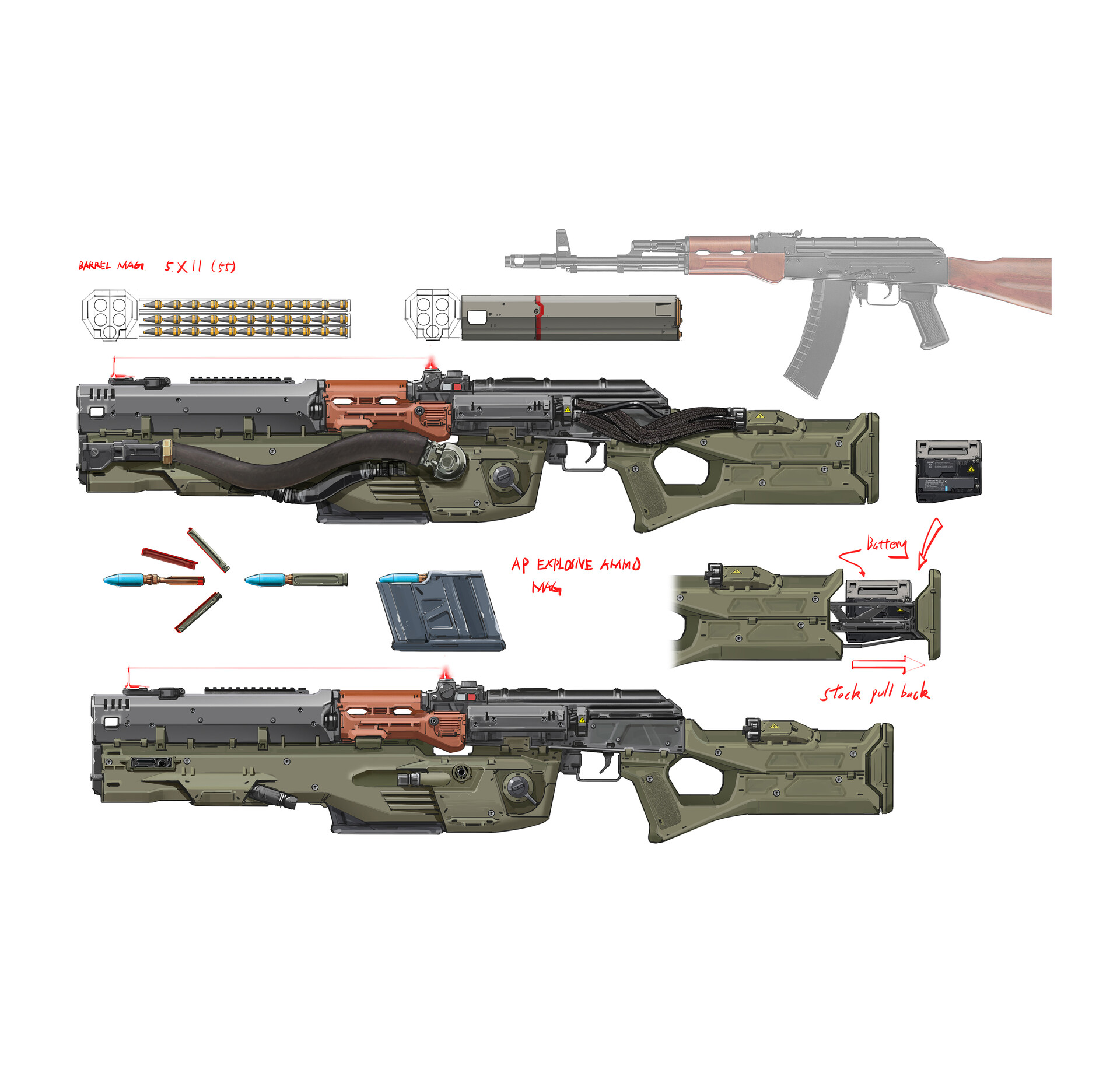 ArtStation - Advanced rail AK