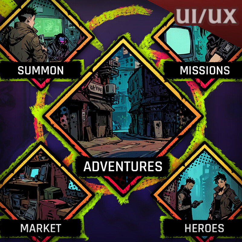 ArtStation - Comics UI Project