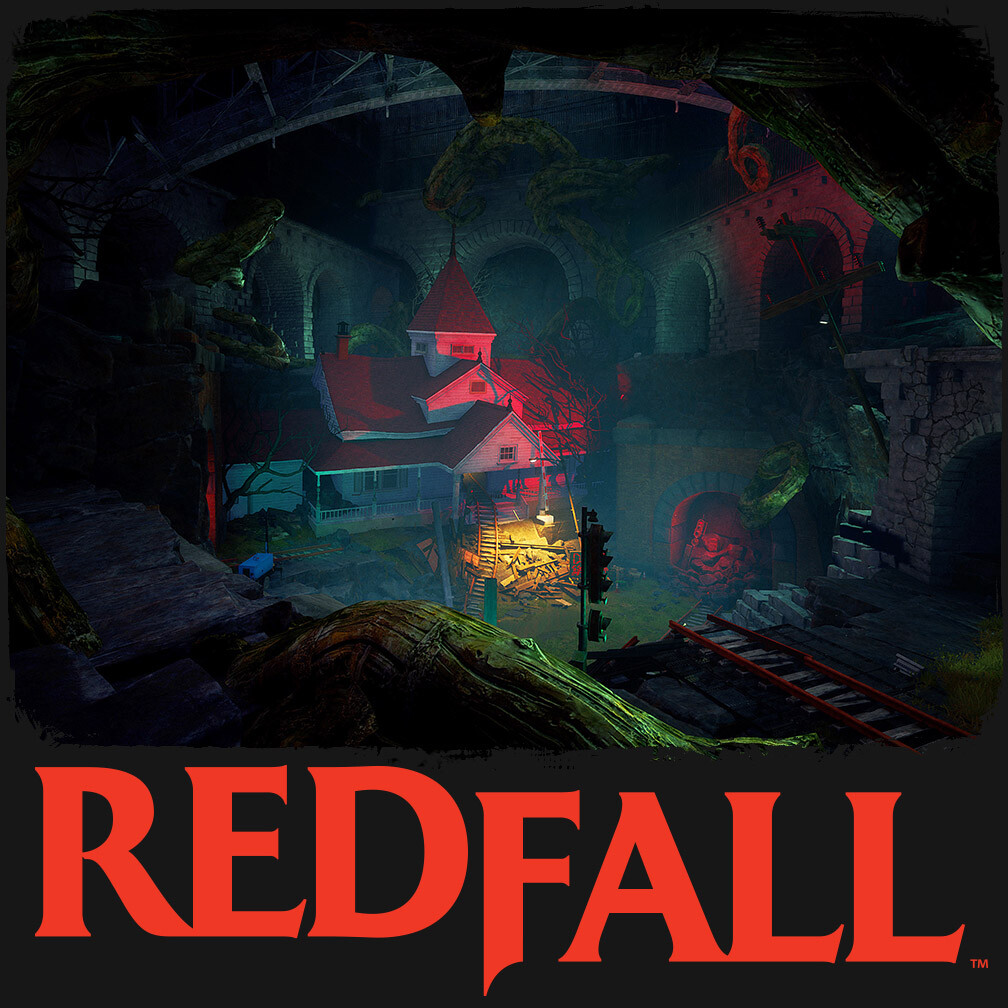ArtStation - Redfall - Vampire Nest - Train Station