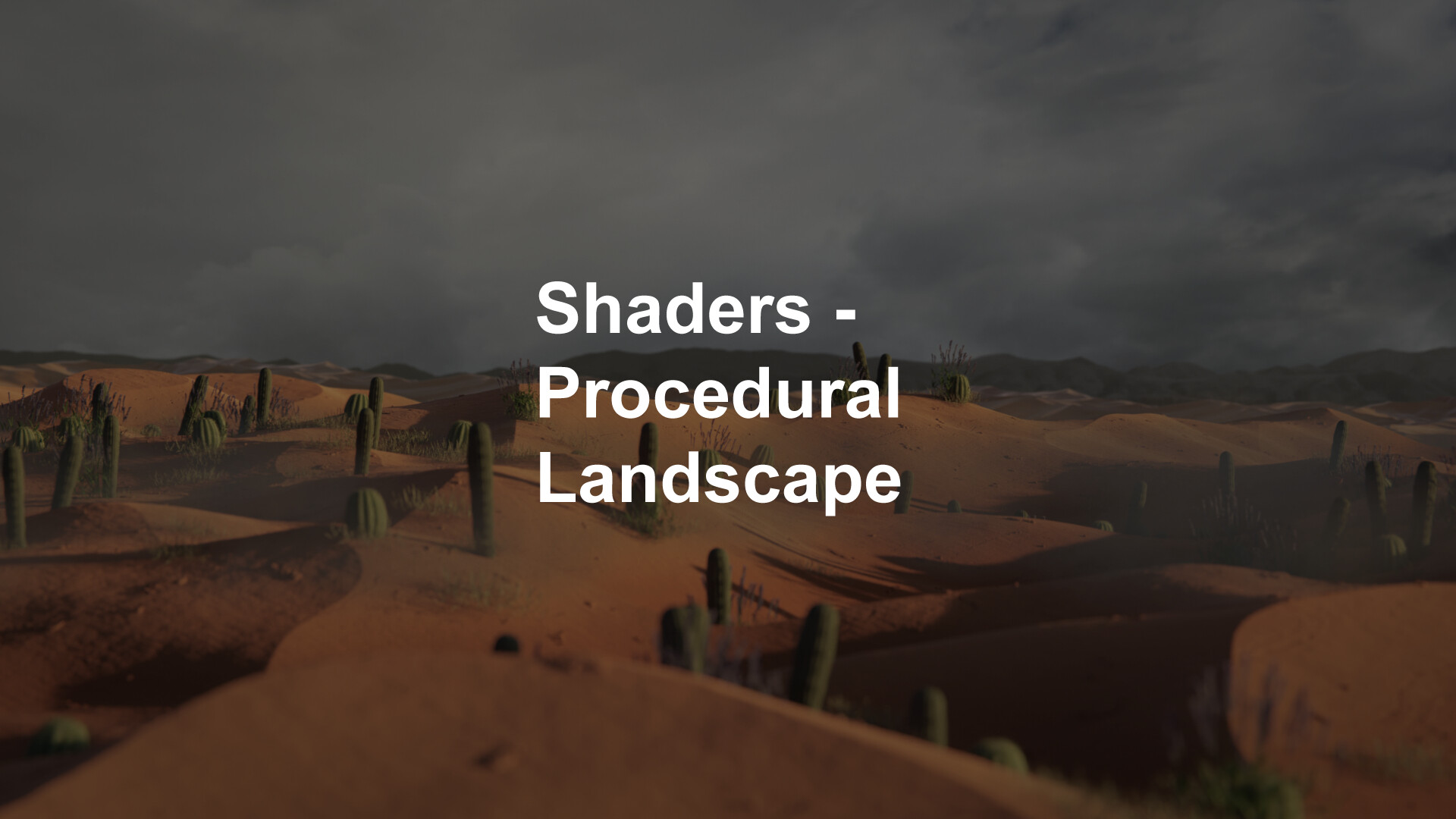 ArtStation - Procedural Landscapes (Shaders) - Blender