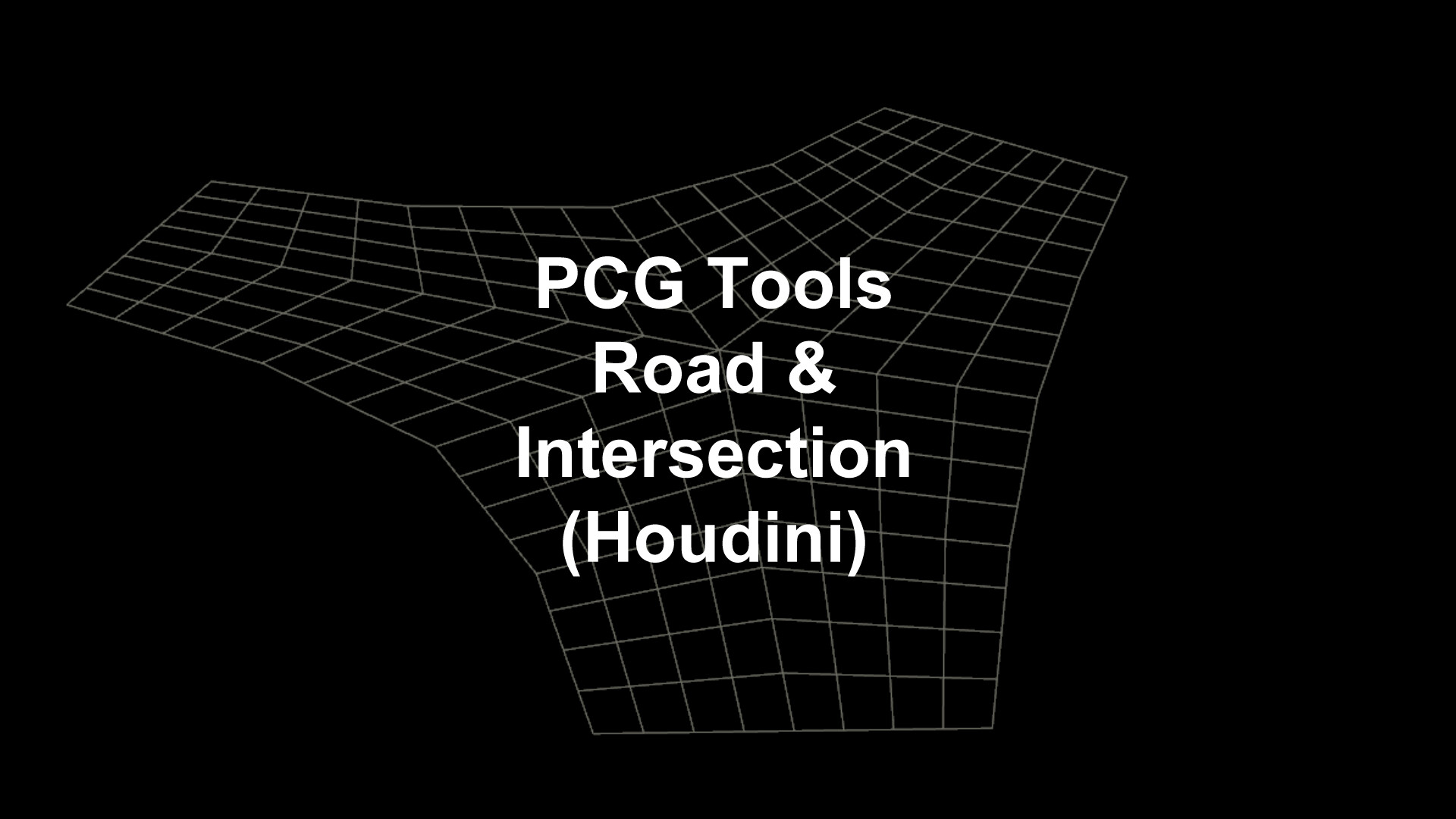 ArtStation - Houdini : Road and Intersection Solver