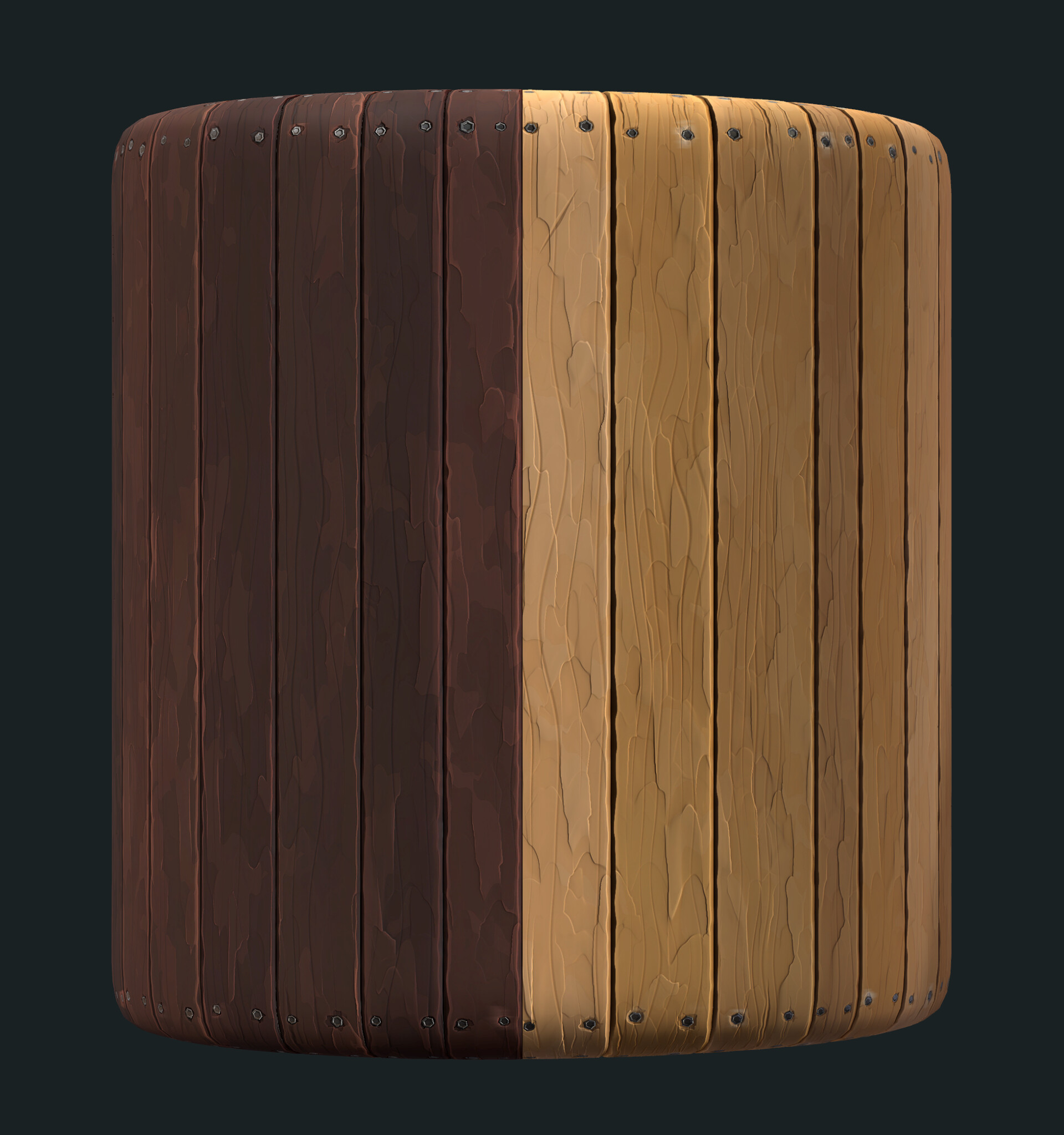 ArtStation - Stylized Plank