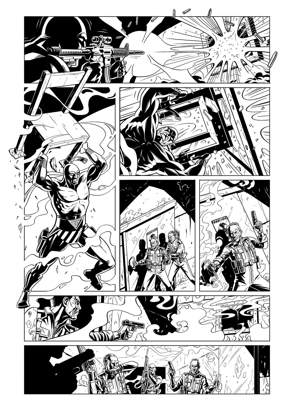 ArtStation - The Phantom - Ink Work