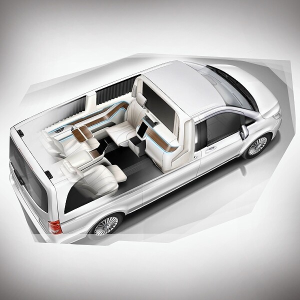 ArtStation - V-class luxury interior