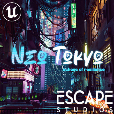 ArtStation - Neo Tokyo: Echoes of Resilience - Group Project