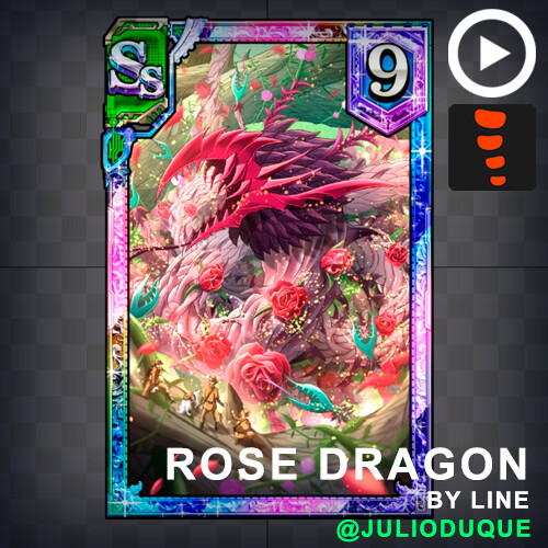 ArtStation - Rose Dragon - Spine character animations