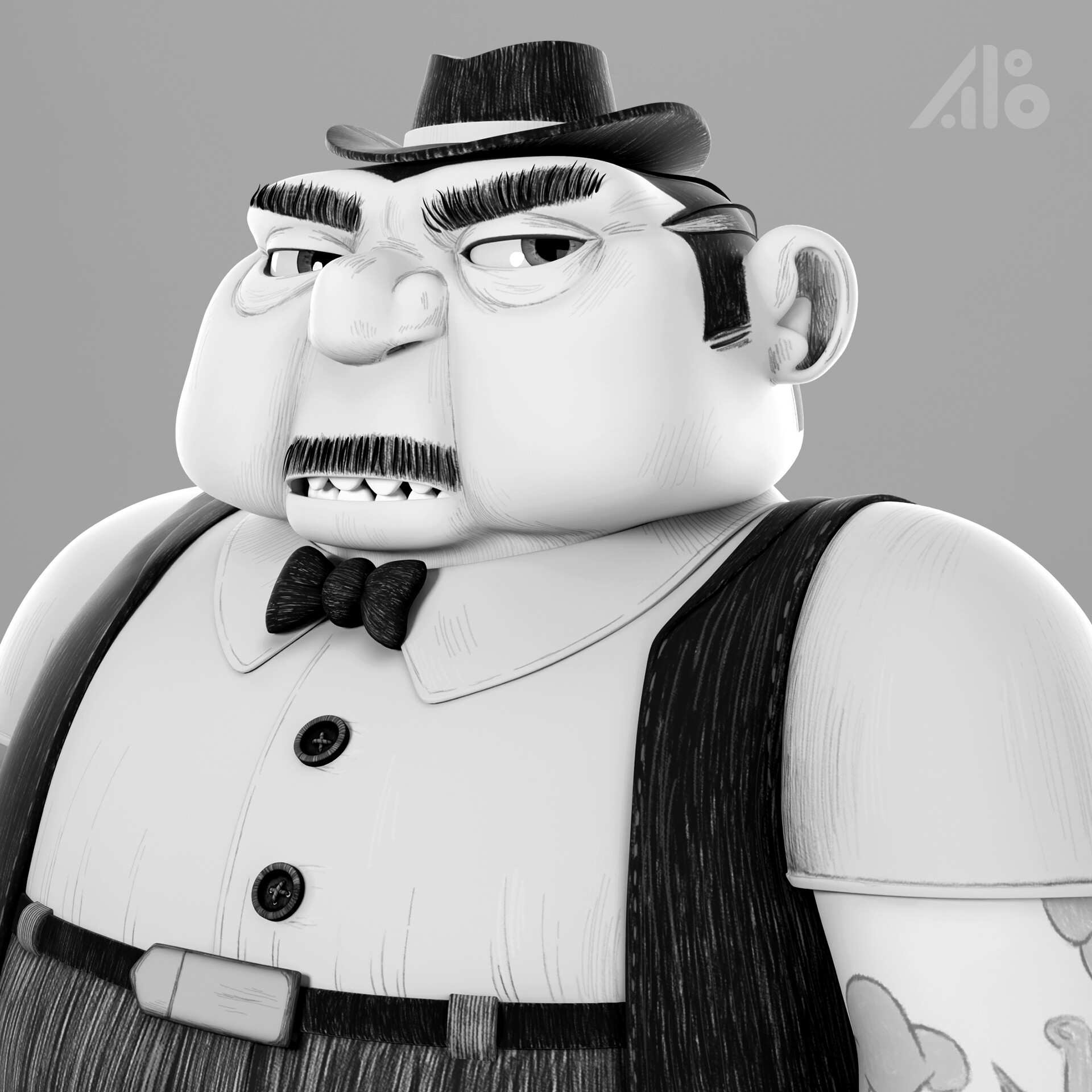 ArtStation - Retired Mob Boss