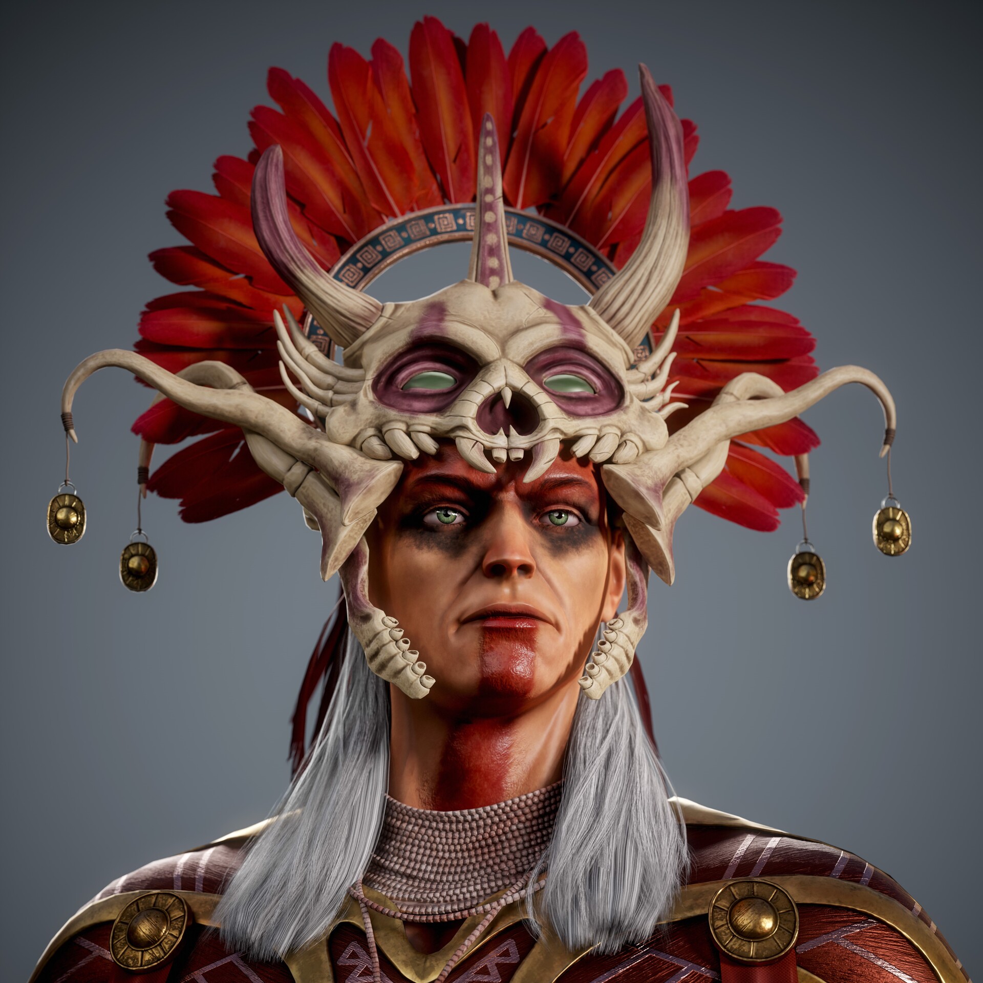 ArtStation - Tonatiuh Aztec Warrior