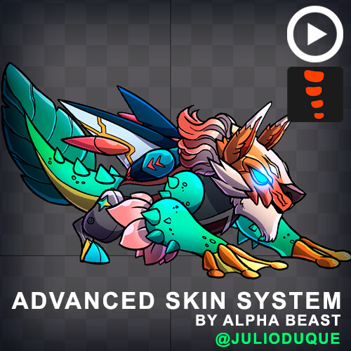 ArtStation - Advanced skin system and Spine character animations I made ...