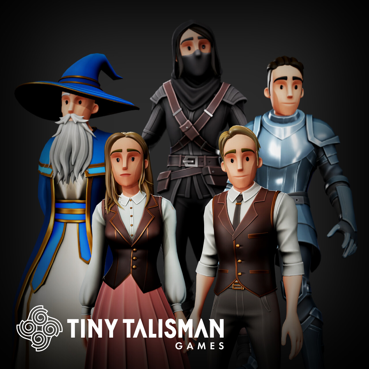 ArtStation - Tiny Talisman Study & Dungeon Character Packs