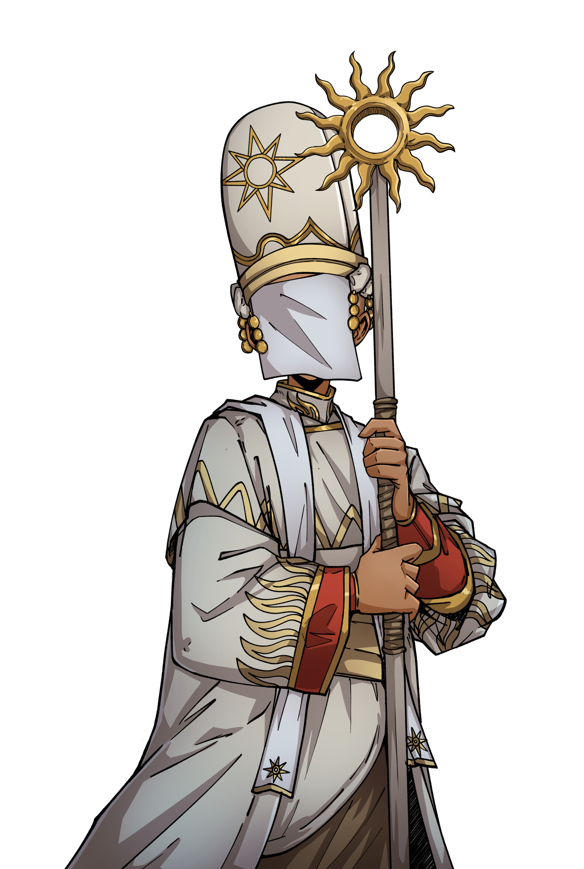 ArtStation - Solar Priest Commission