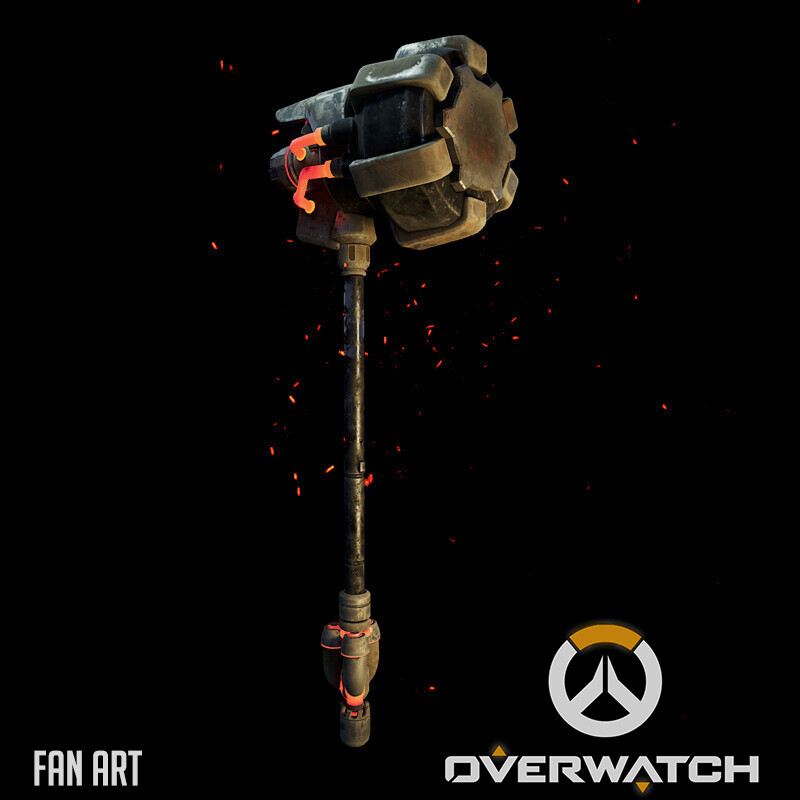 ArtStation - Overwatch Fan Art : Reinhardt's Hammer