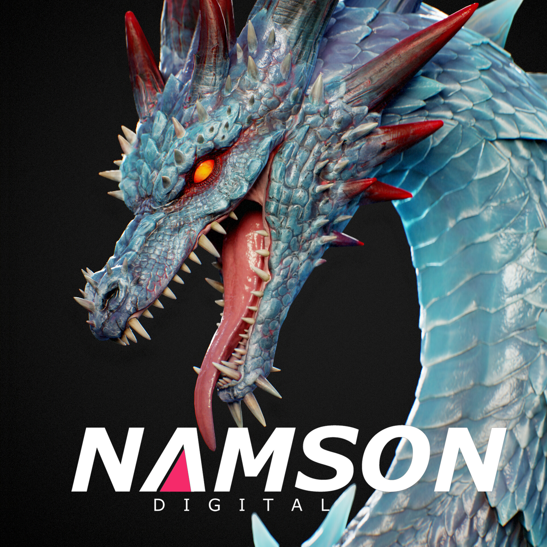 ArtStation - Snow Dragon