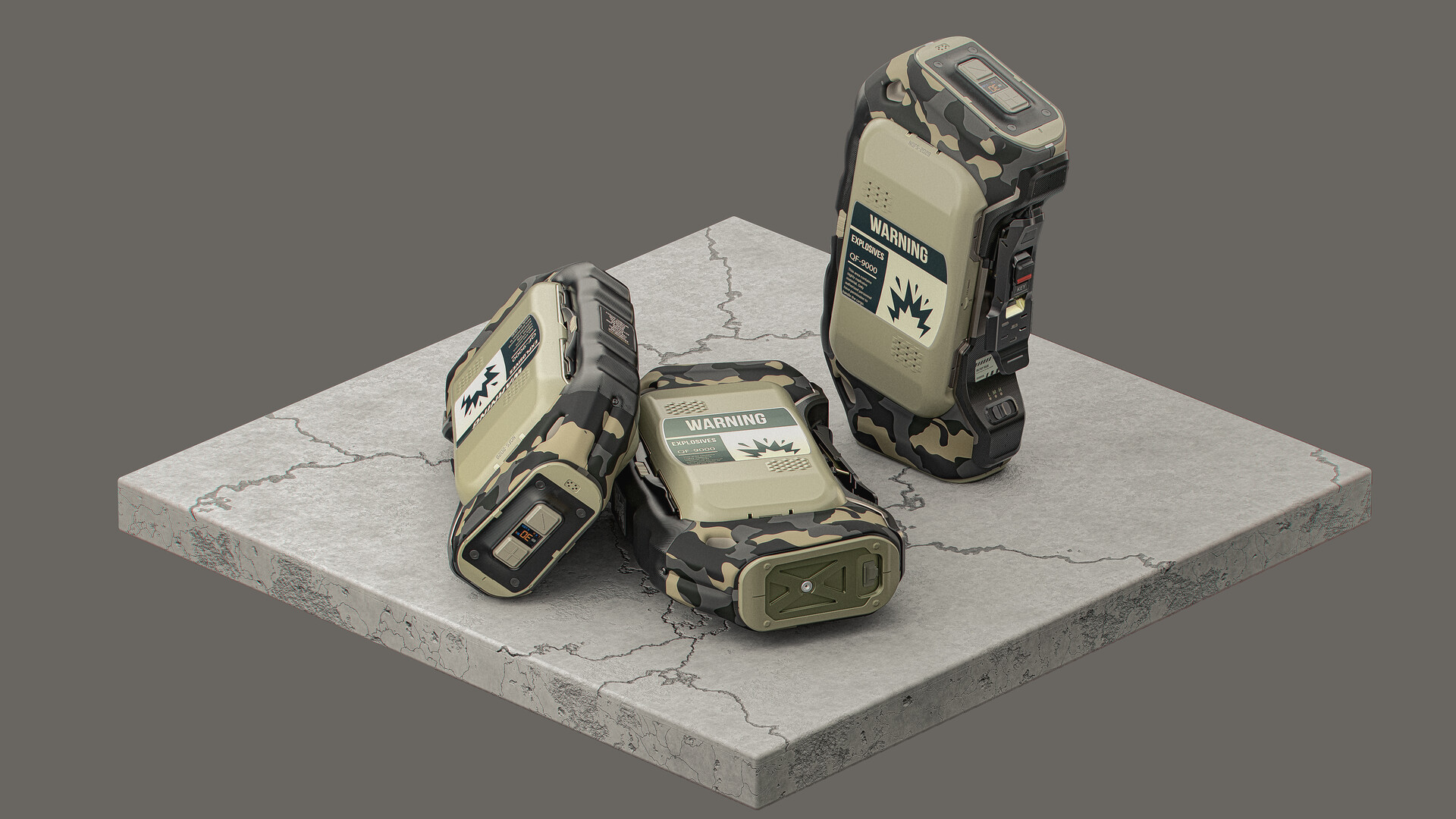 ArtStation - QF-9000: Smart Grenade Concept