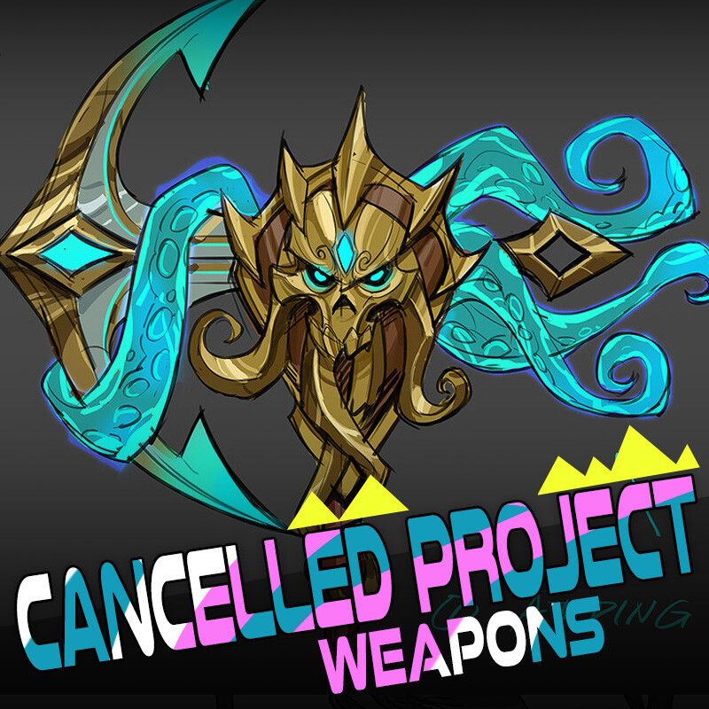 ArtStation - Weapon explorations for Project LAX(Unreleased)