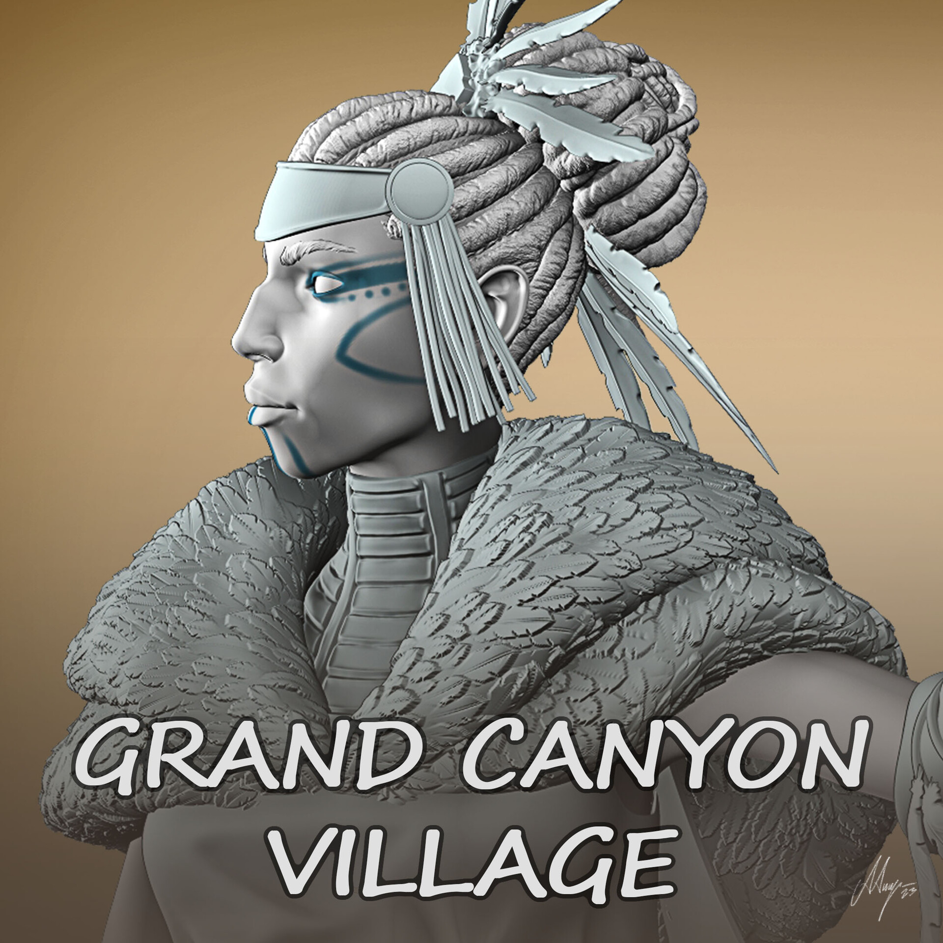 ArtStation - GRAND CANYON VILLAGE - 3D model