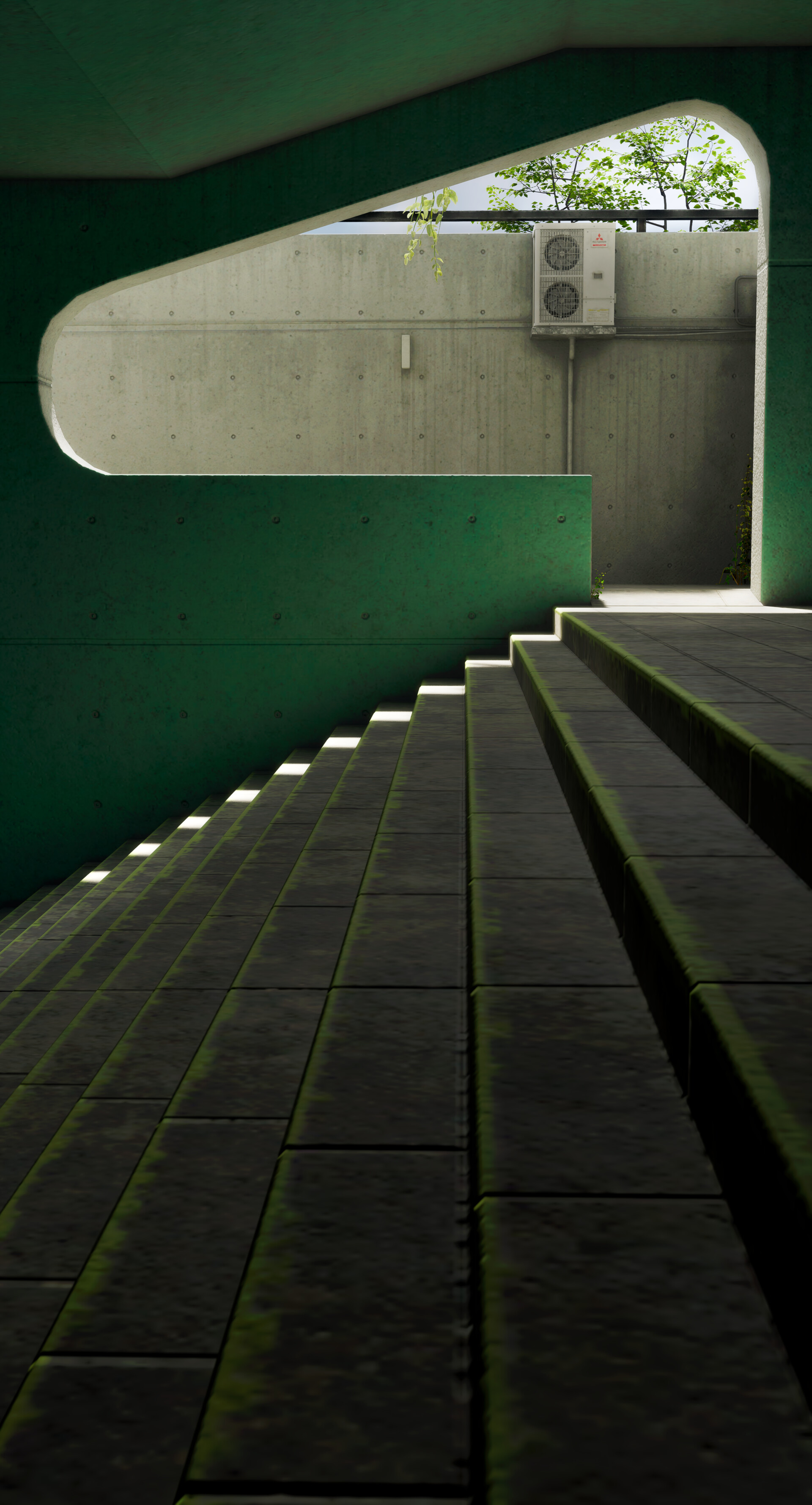 ArtStation - Underpass - Exterior Background Day Lighting