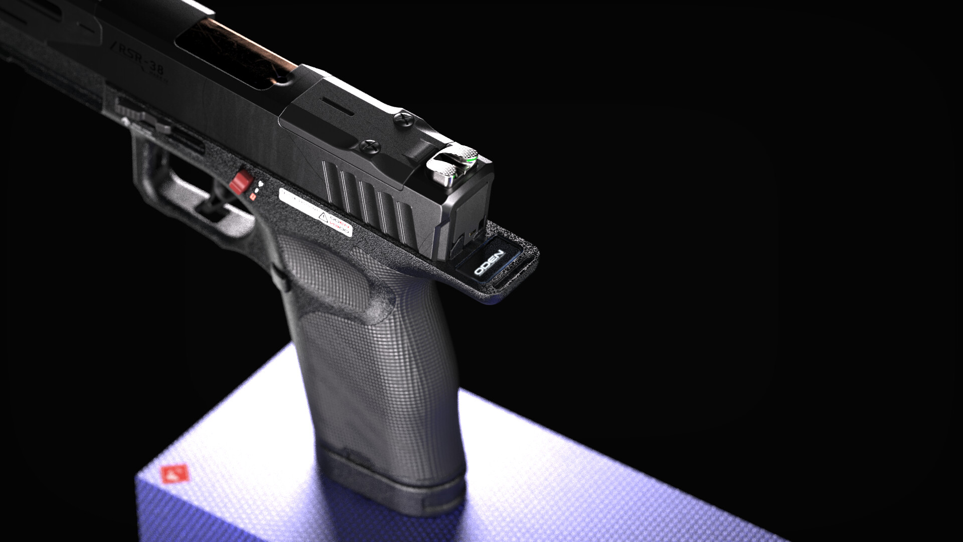 ArtStation - ODEN near-future pistol