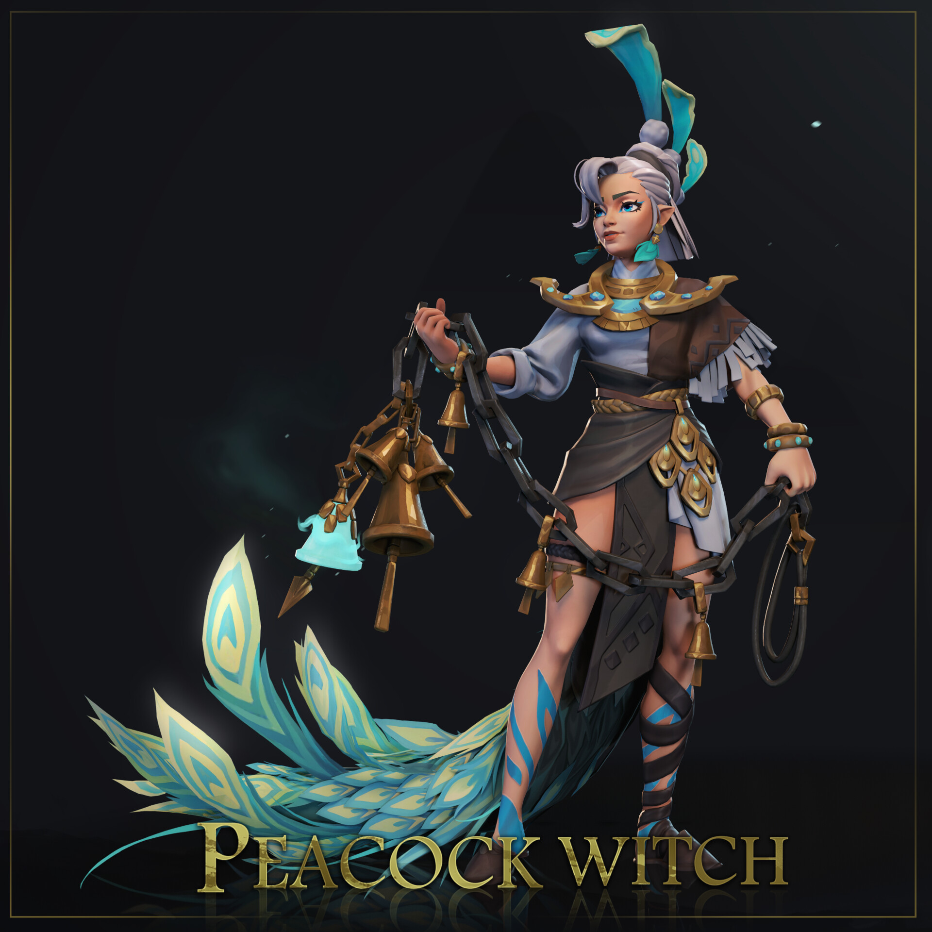 ArtStation - Peacock Witch [Stylized Character]