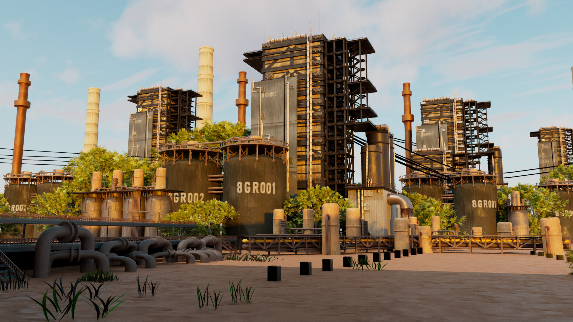 ArtStation - Industry Environment Modelling