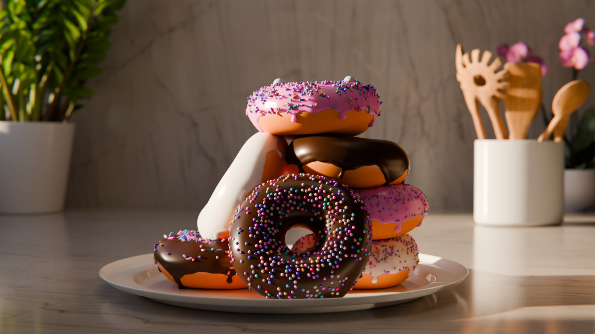 ArtStation - Donuts - Modeling