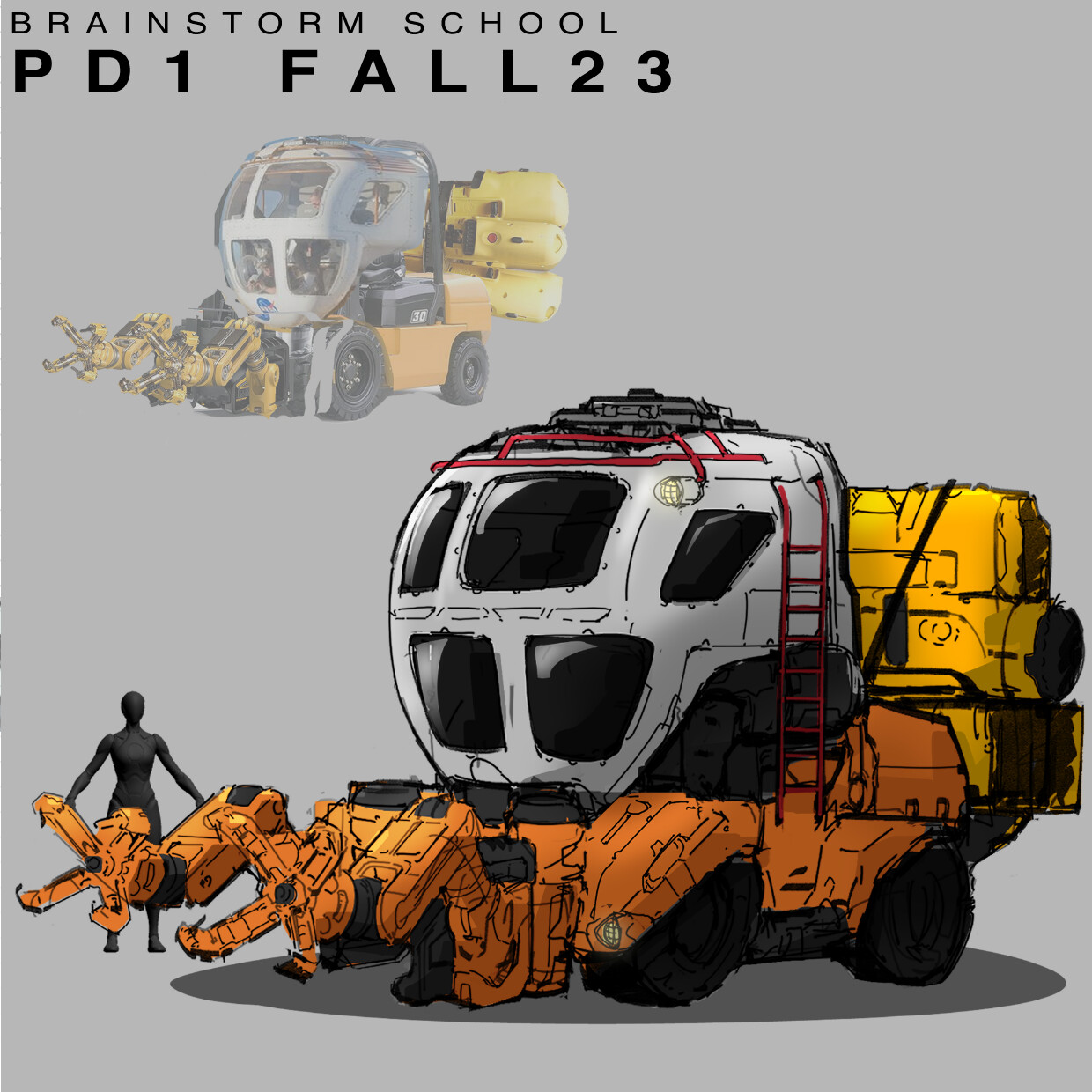 ArtStation - Brainstorm School PD1: Course Work