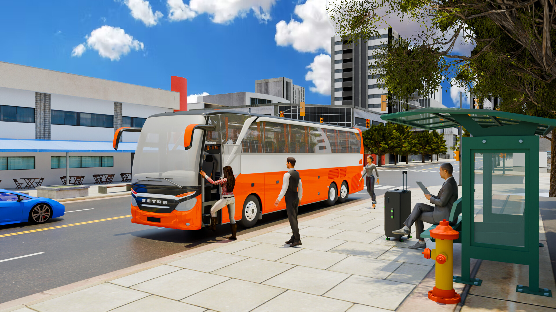 ArtStation - Bus Simulation Screenshots
