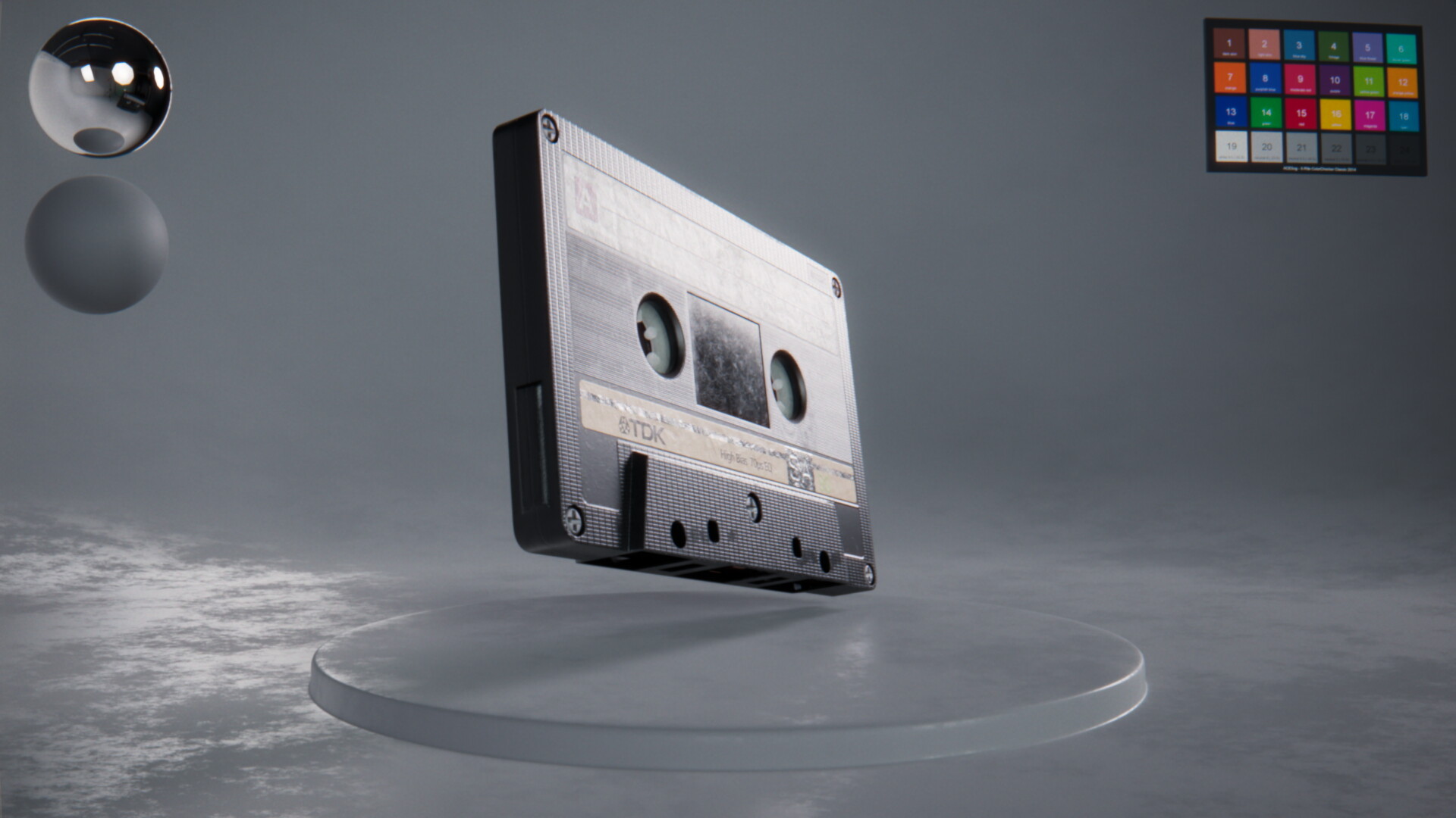 ArtStation - Cassette - Hard-surface modeling, texturing and shading practice